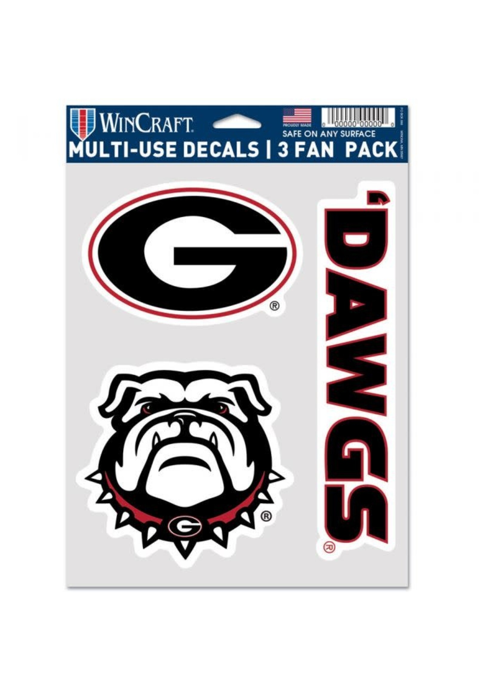 Georgia Bulldogs Multi-Use Decal Set - Party On!