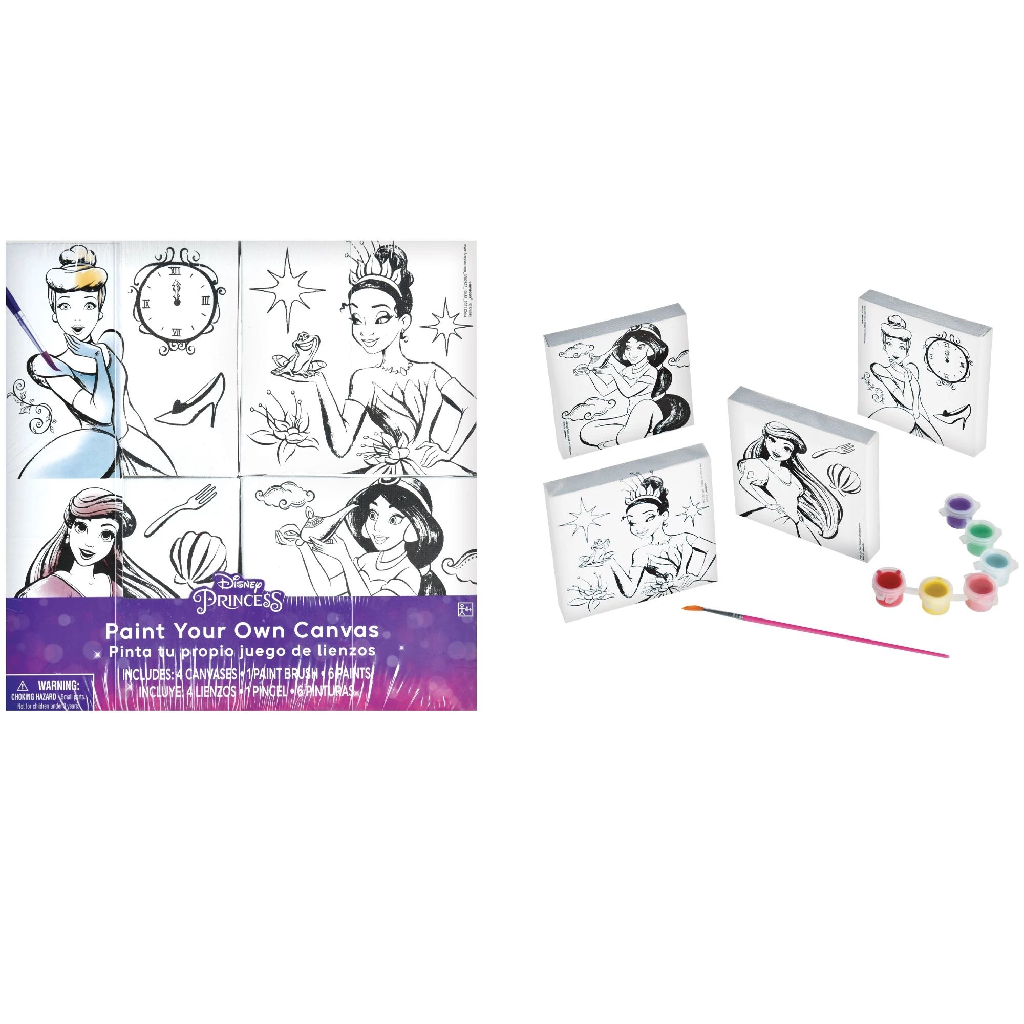 Disney Princess Color Your Own Canvas - Party On!