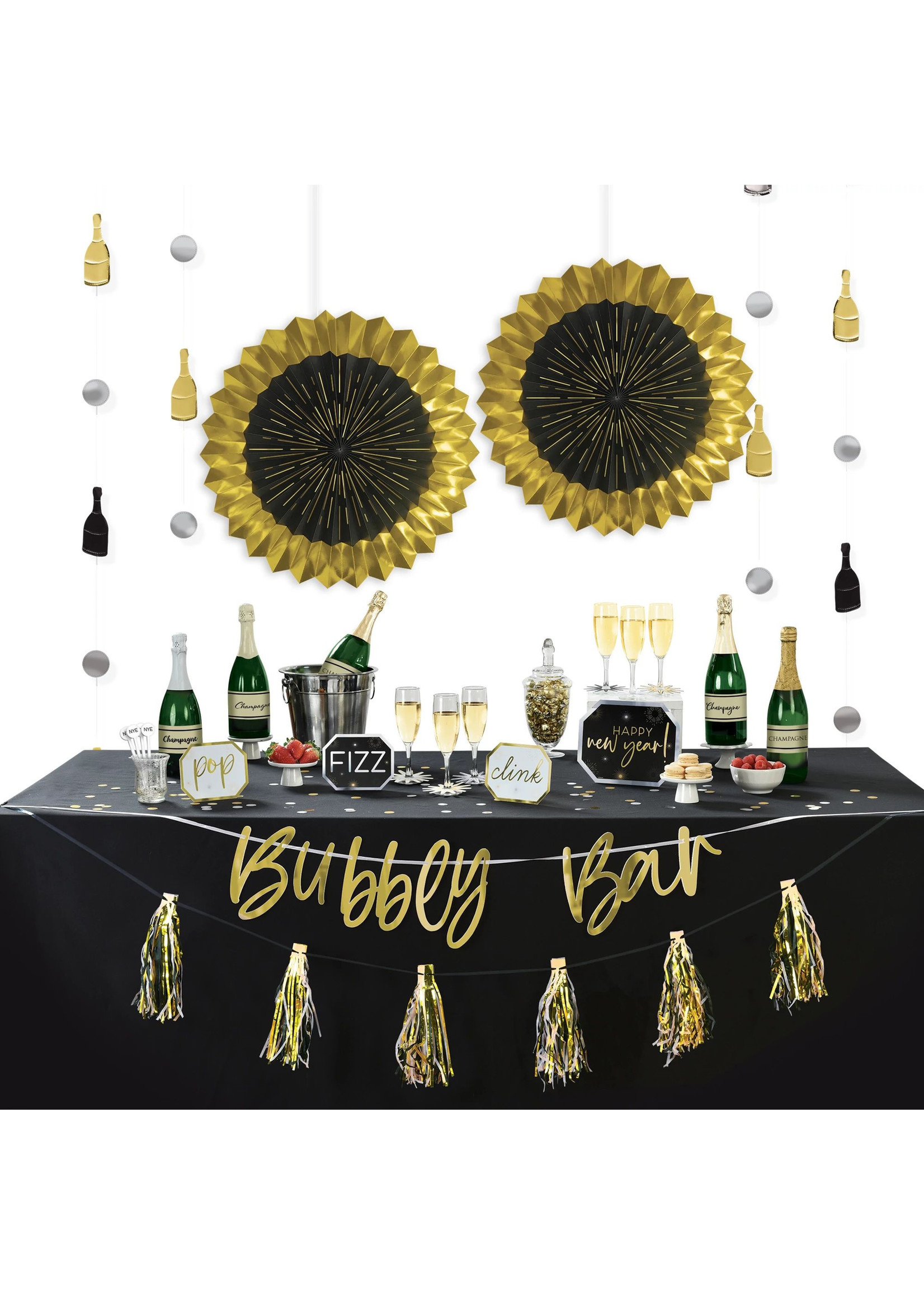 Bubbly Bar Deluxe Decorating Kit - Party On!