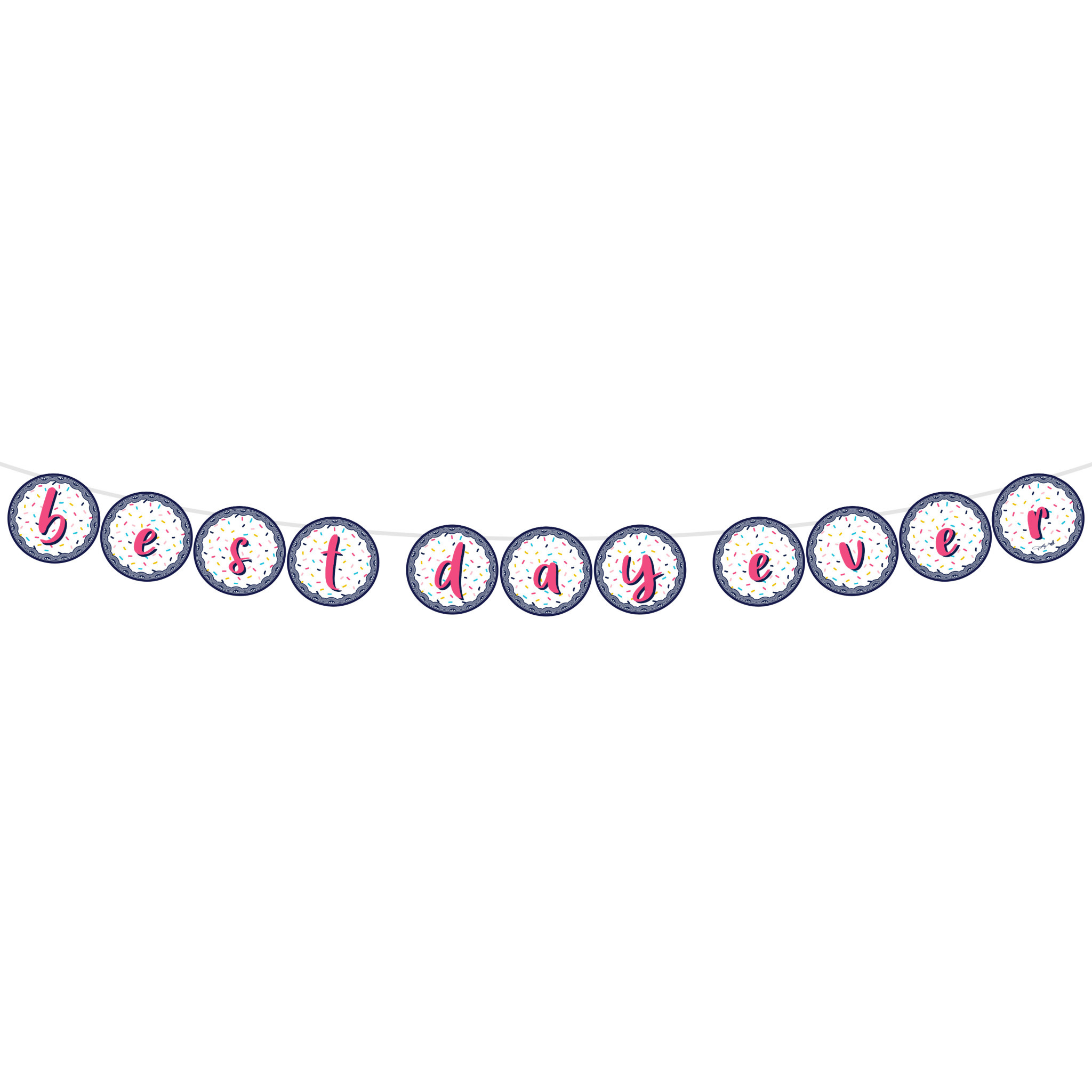 Dolly Parton Best Day Ever Ribbon Banner - Party On!