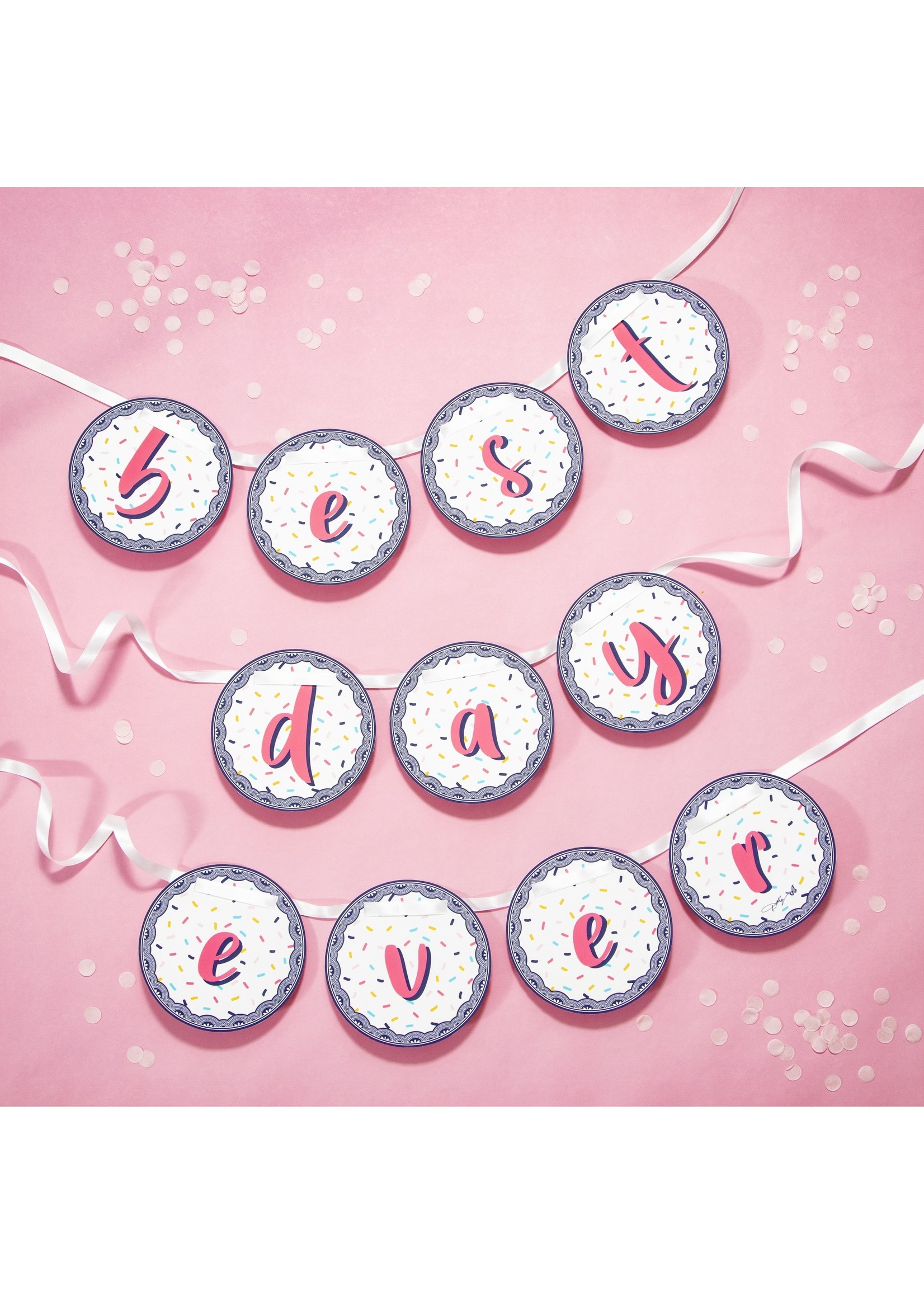 Dolly Parton Best Day Ever Ribbon Banner - Party On!