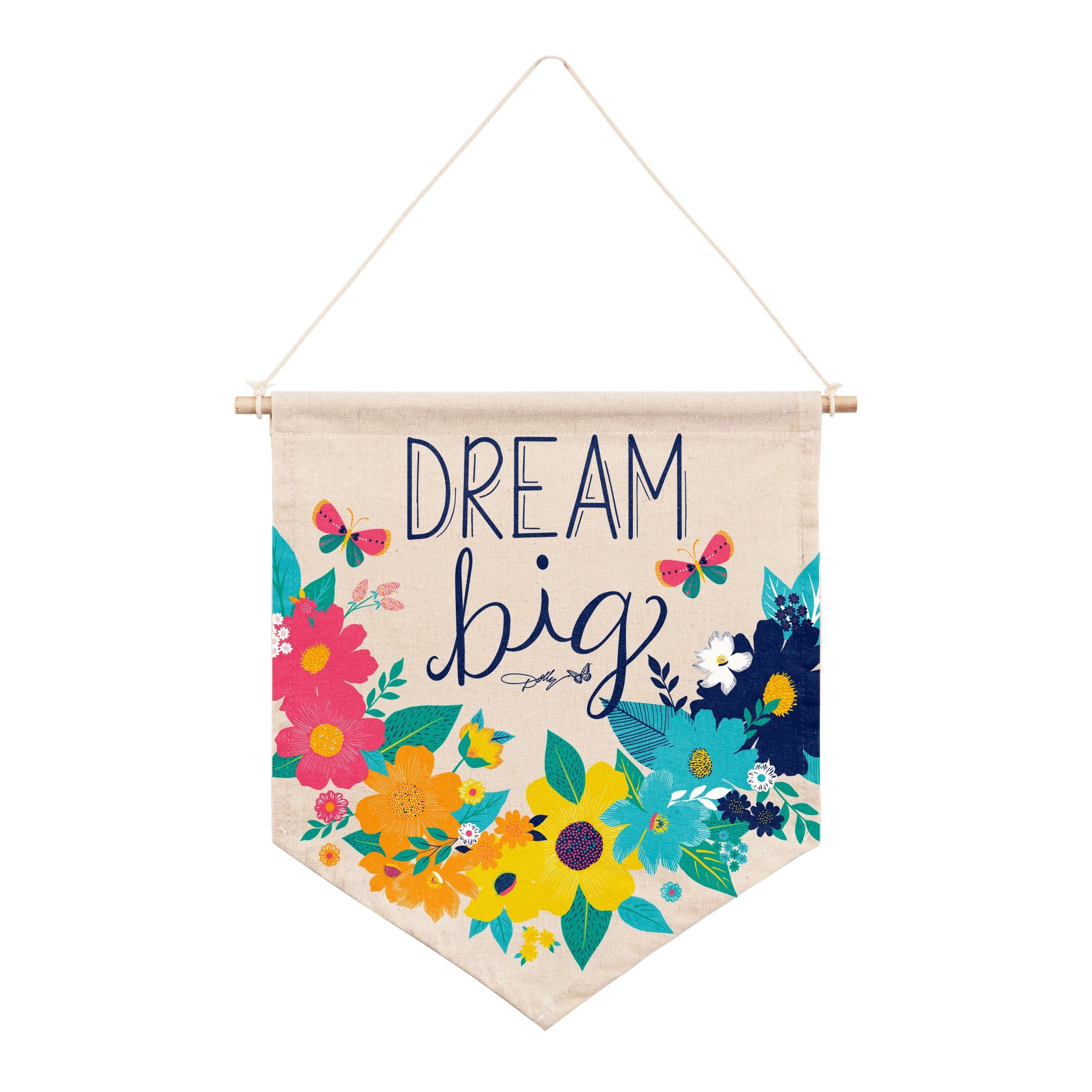 Dolly Parton Dream Big Canvas Sign - Party On!