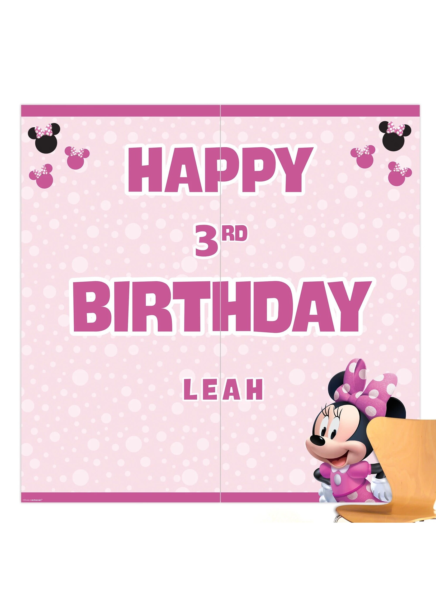 Minnie Mouse Forever Customizable Scene Setter - Party On!