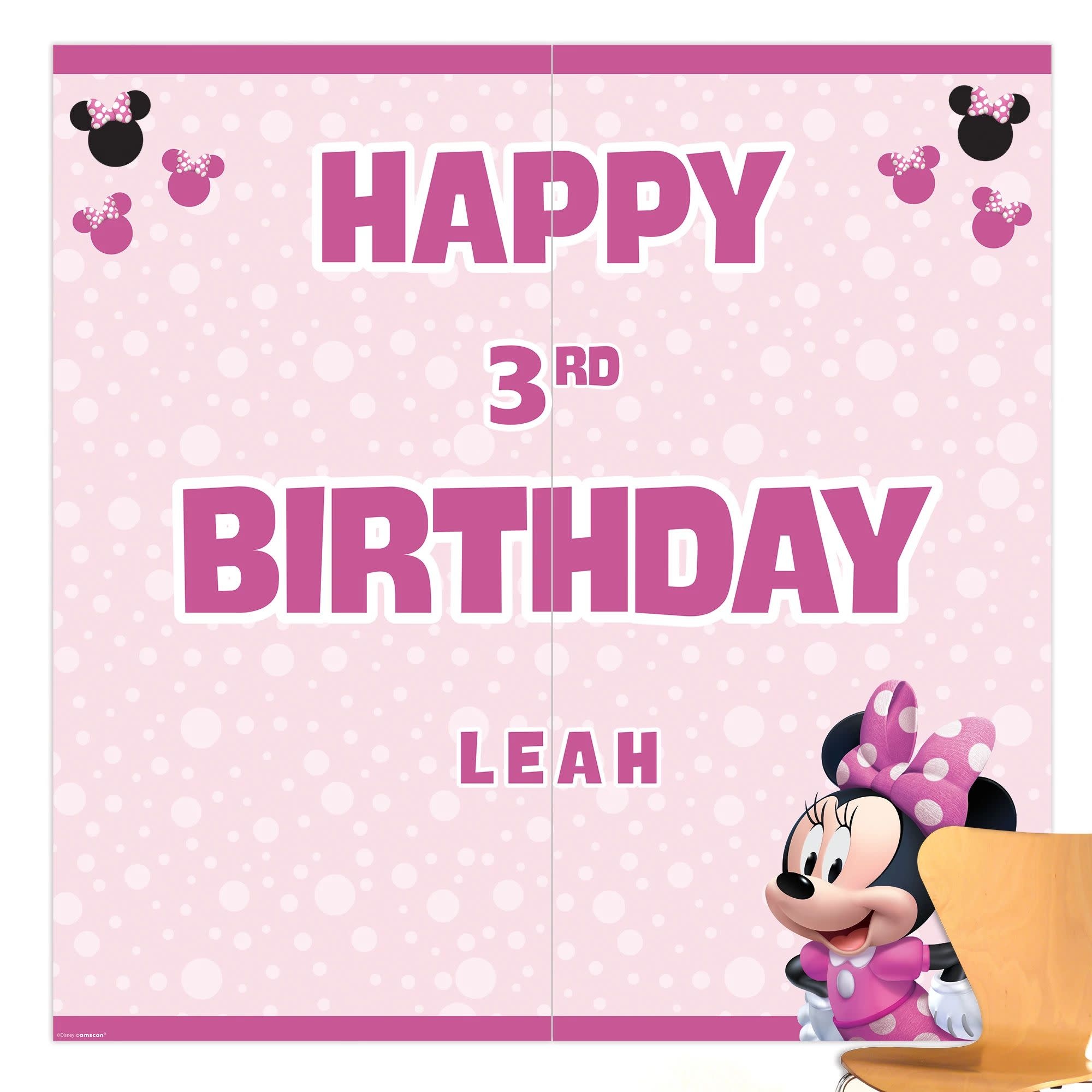 Minnie Mouse Forever Customizable Scene Setter - Party On!