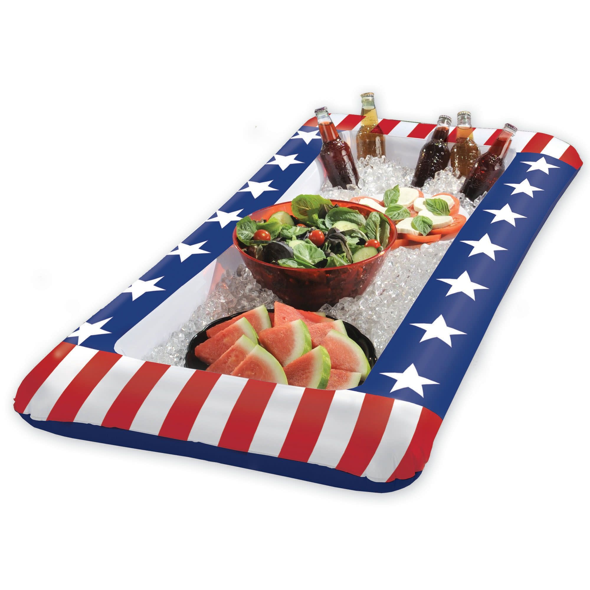 Patriotic Inflatable Cooler - Party On!
