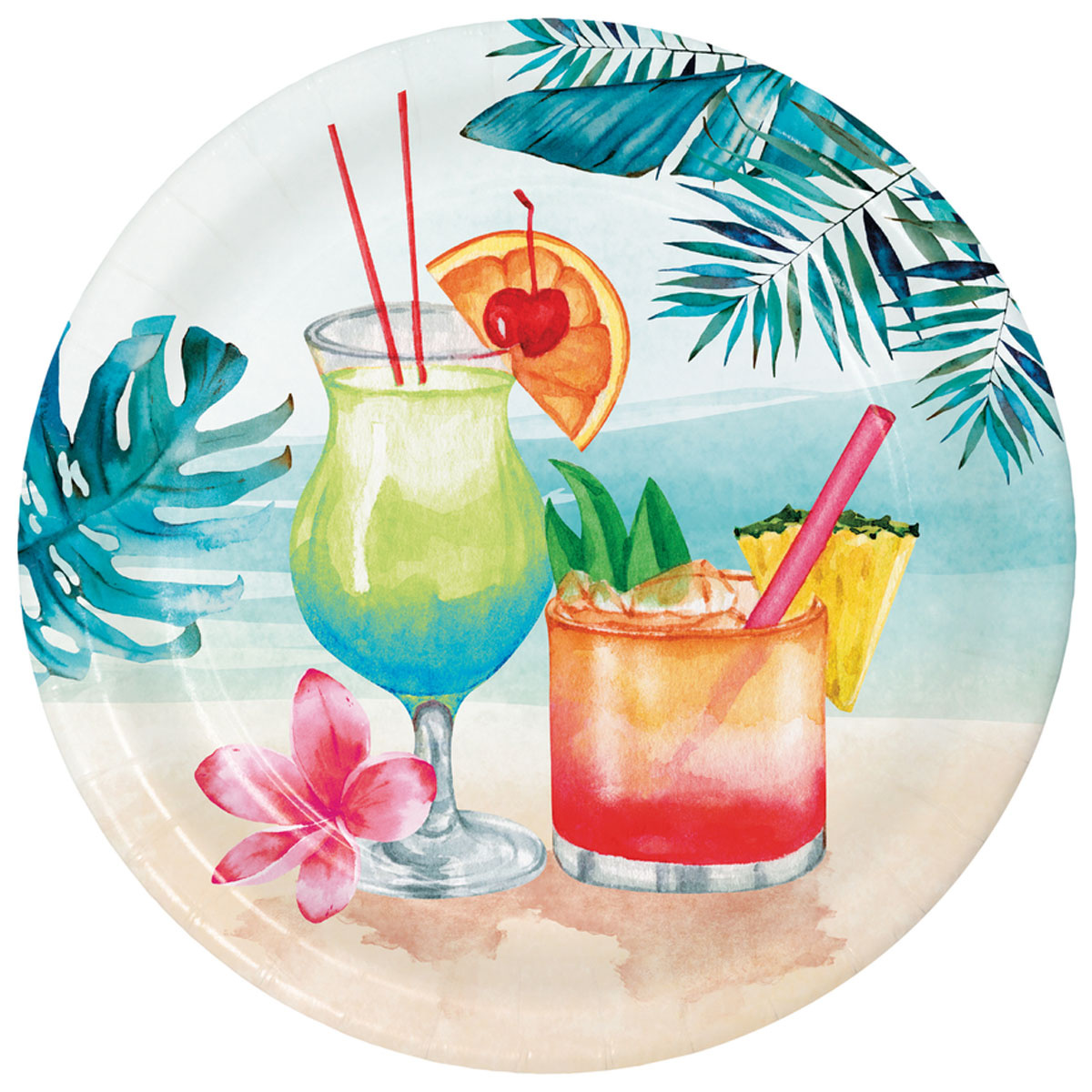 Summer Breeze Dinner Plates - 8ct - Party On!
