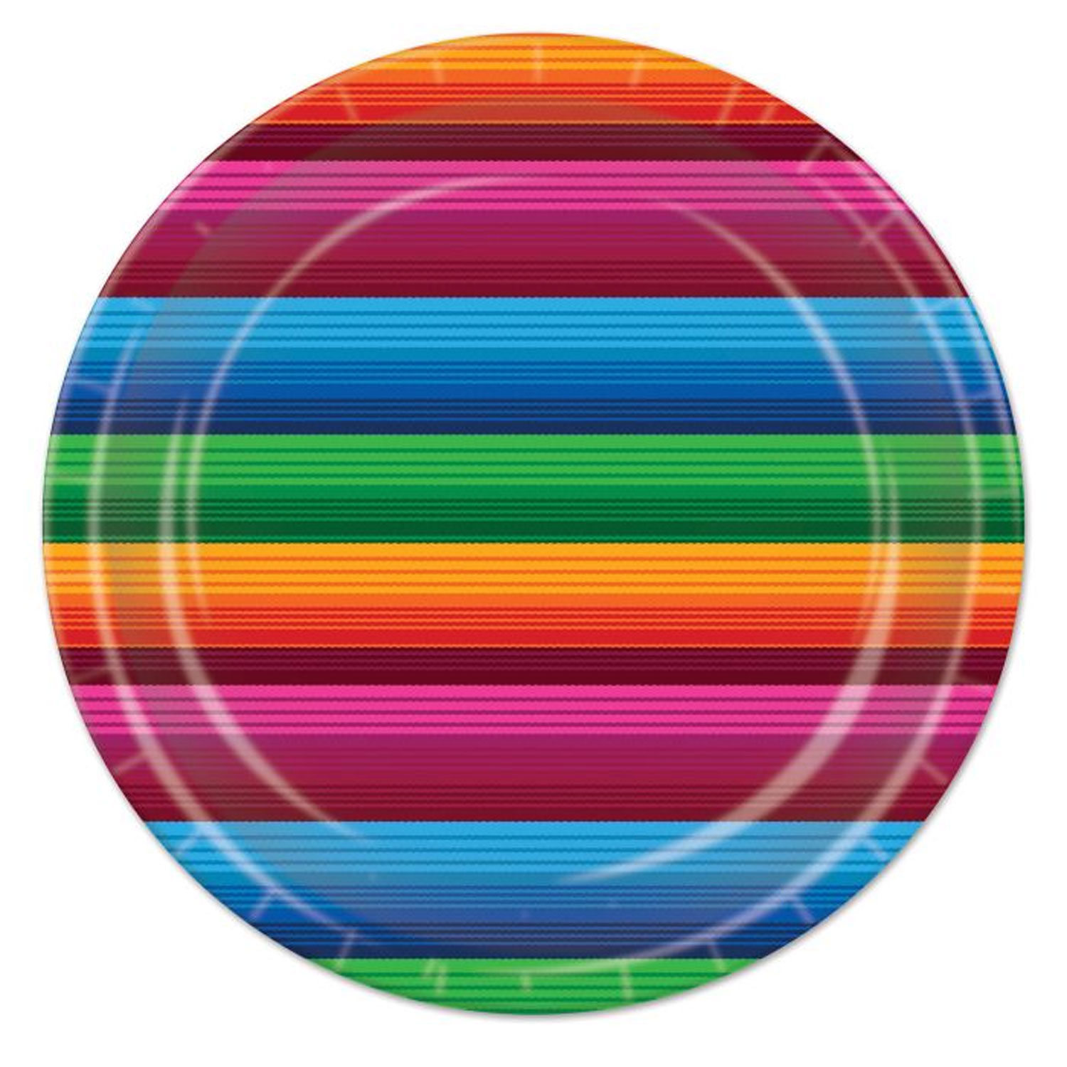 Fiesta Plates - 8ct - Party On!
