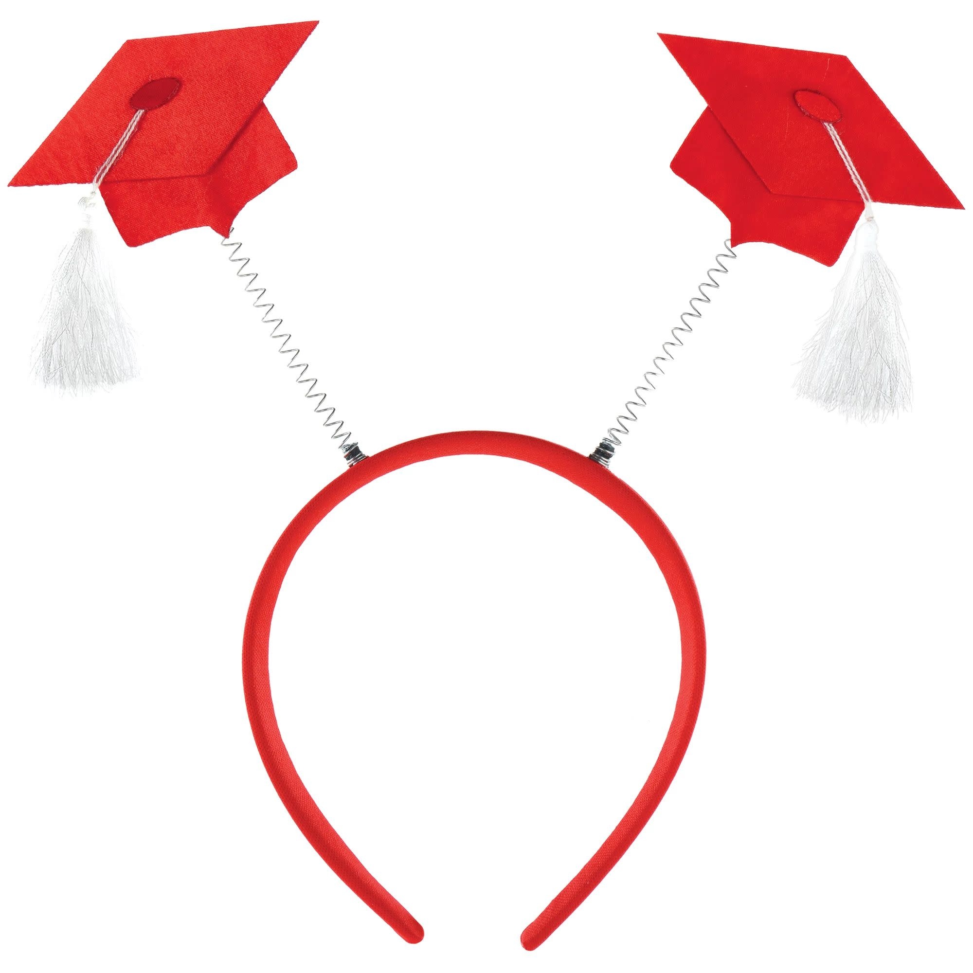 Grad Cap Head Bopper - Red | Party On USA - Party On!