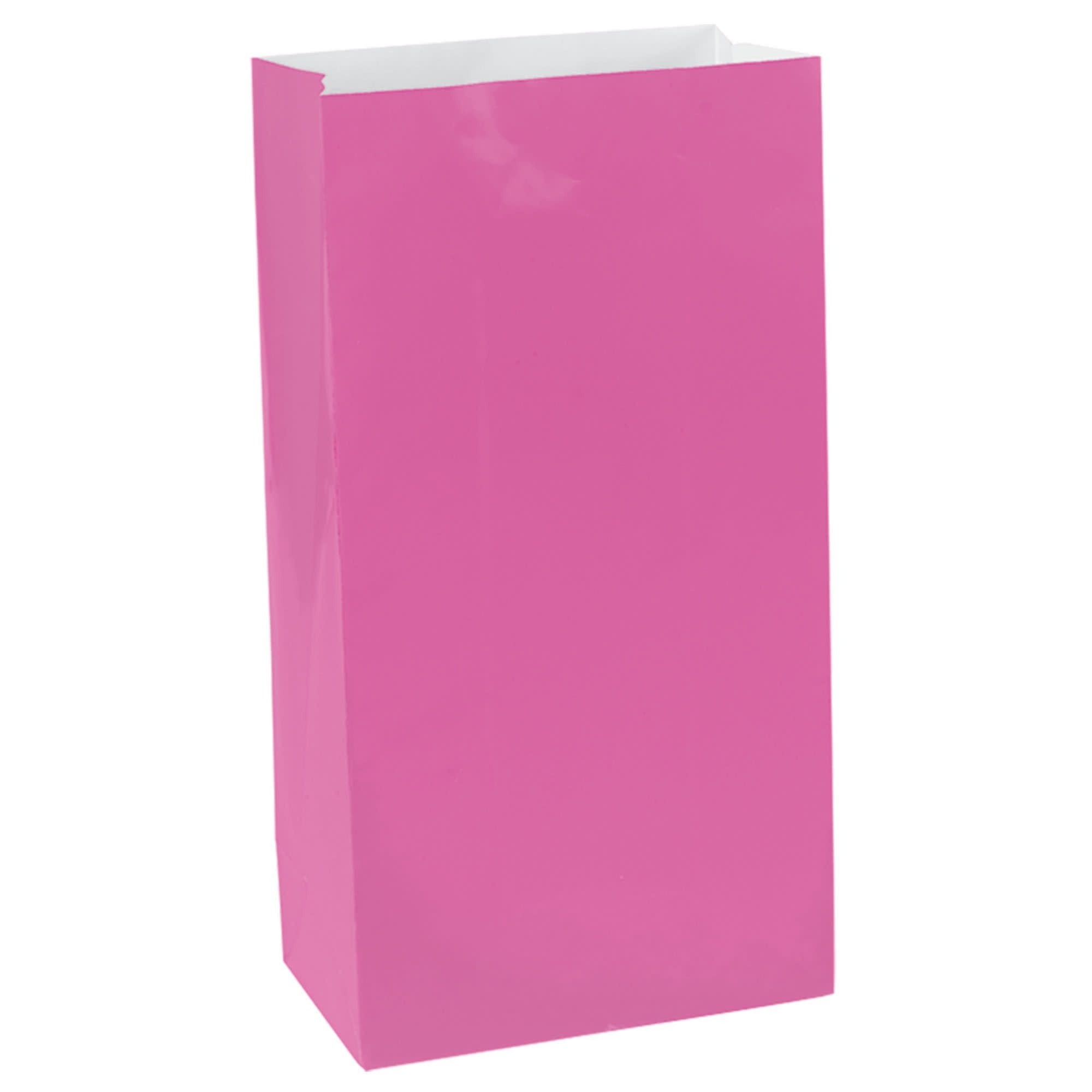 Mini Paper Bag - Bright Pink - Party On!