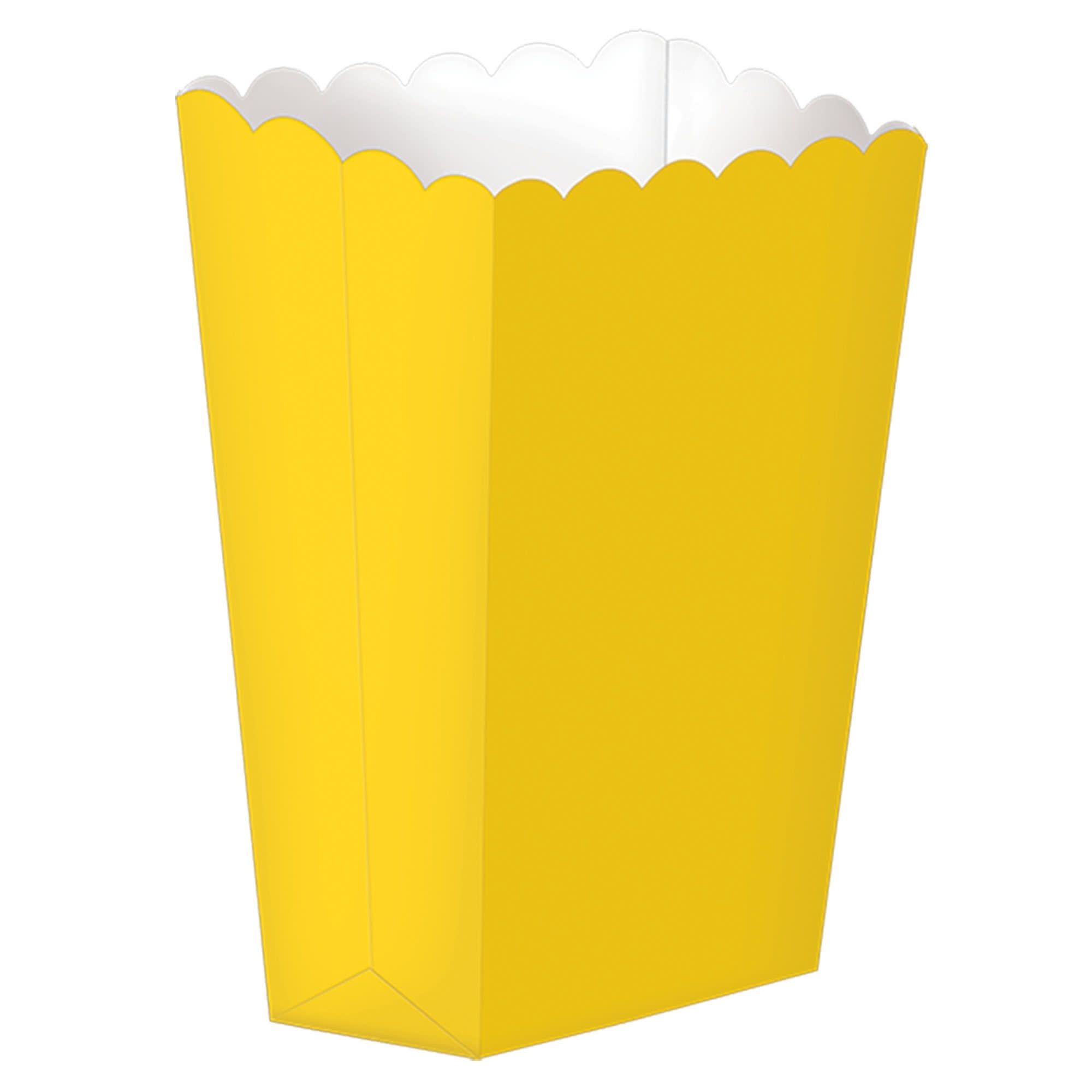 Small Popcorn Box - Yellow Sunshine - Party On!