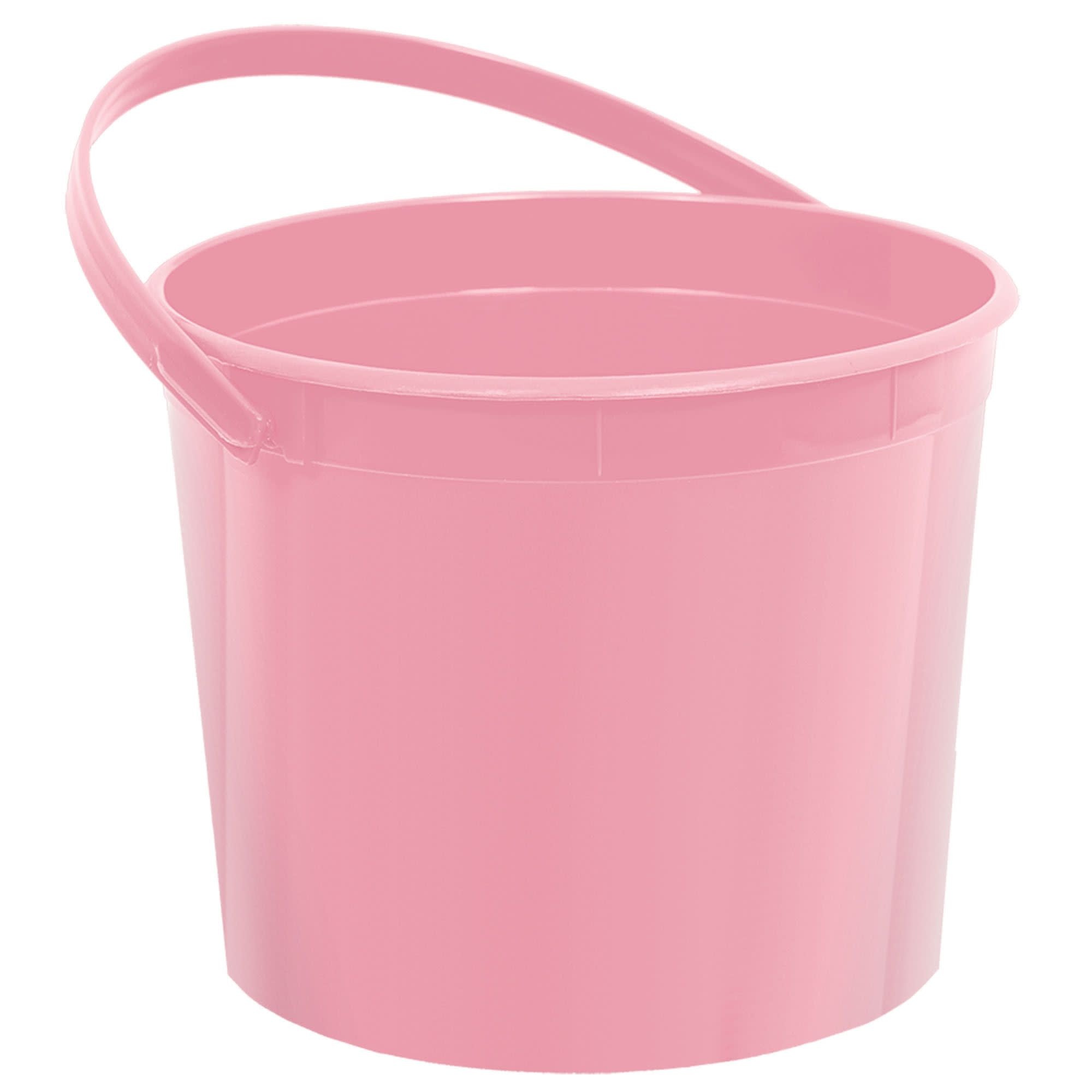 Plastic Bucket - New Pink - Party On!