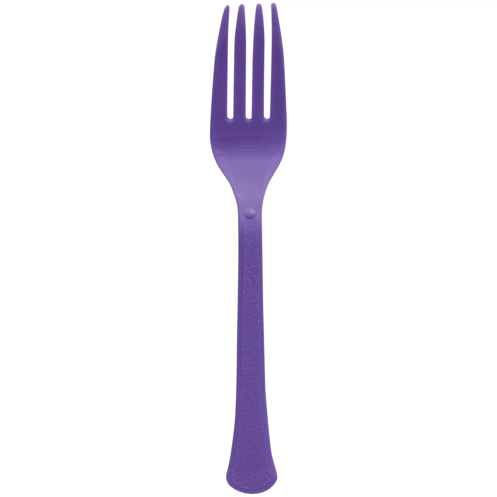 Purple Boxed Heavy Weight Forks - 50ct - Party On!