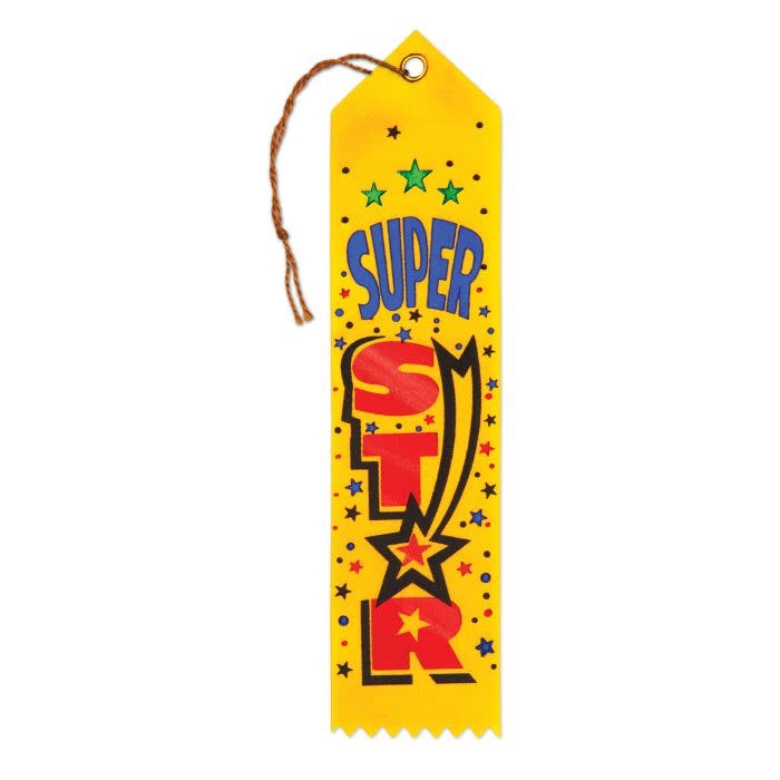 Super Star Award Ribbon - Party On!