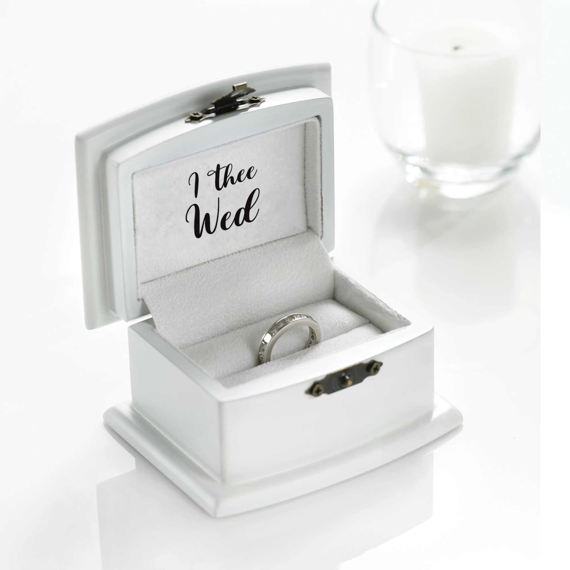 Wedding Ring Bearer Box - Party On!