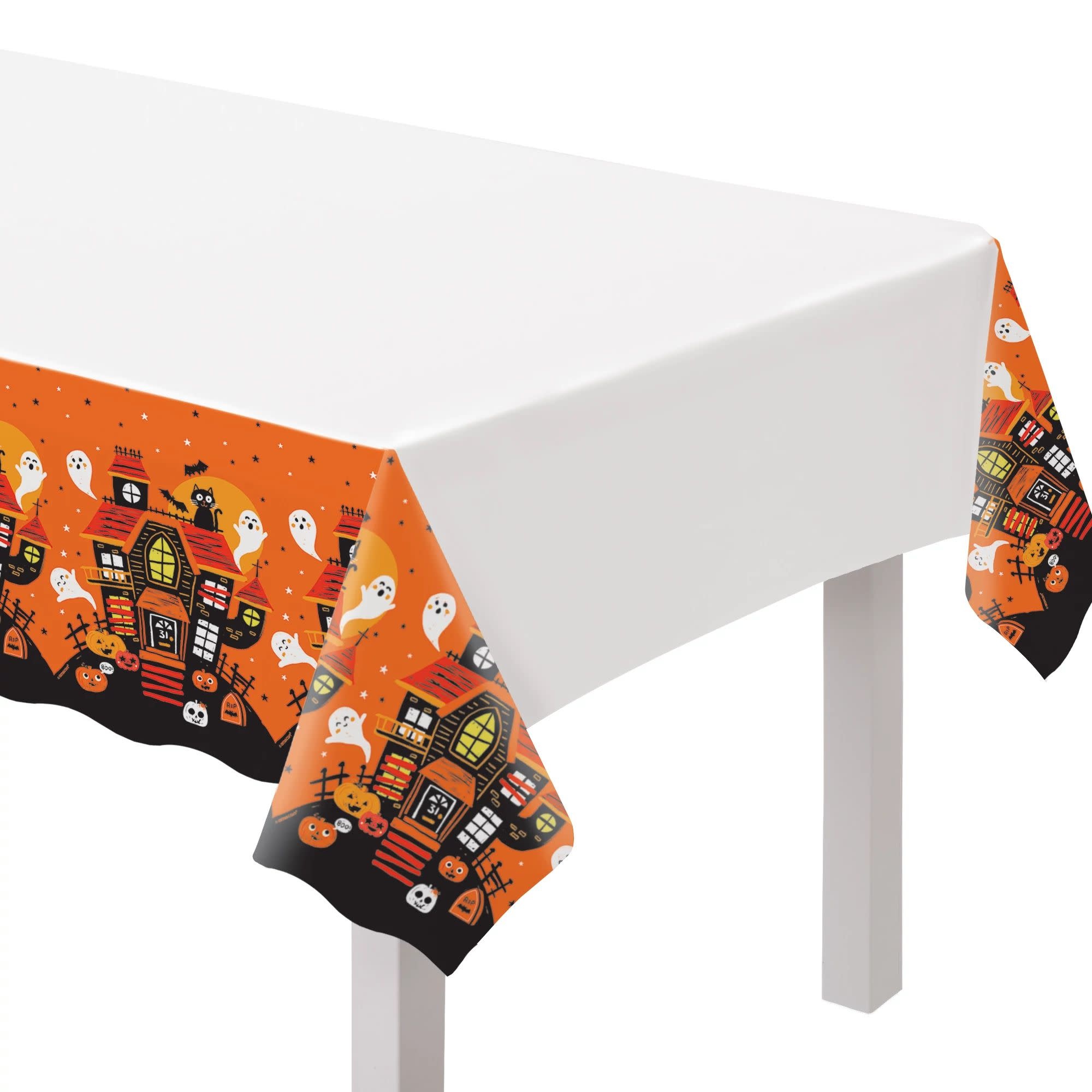 Spooky Friends Plastic Table Cover - Party On!