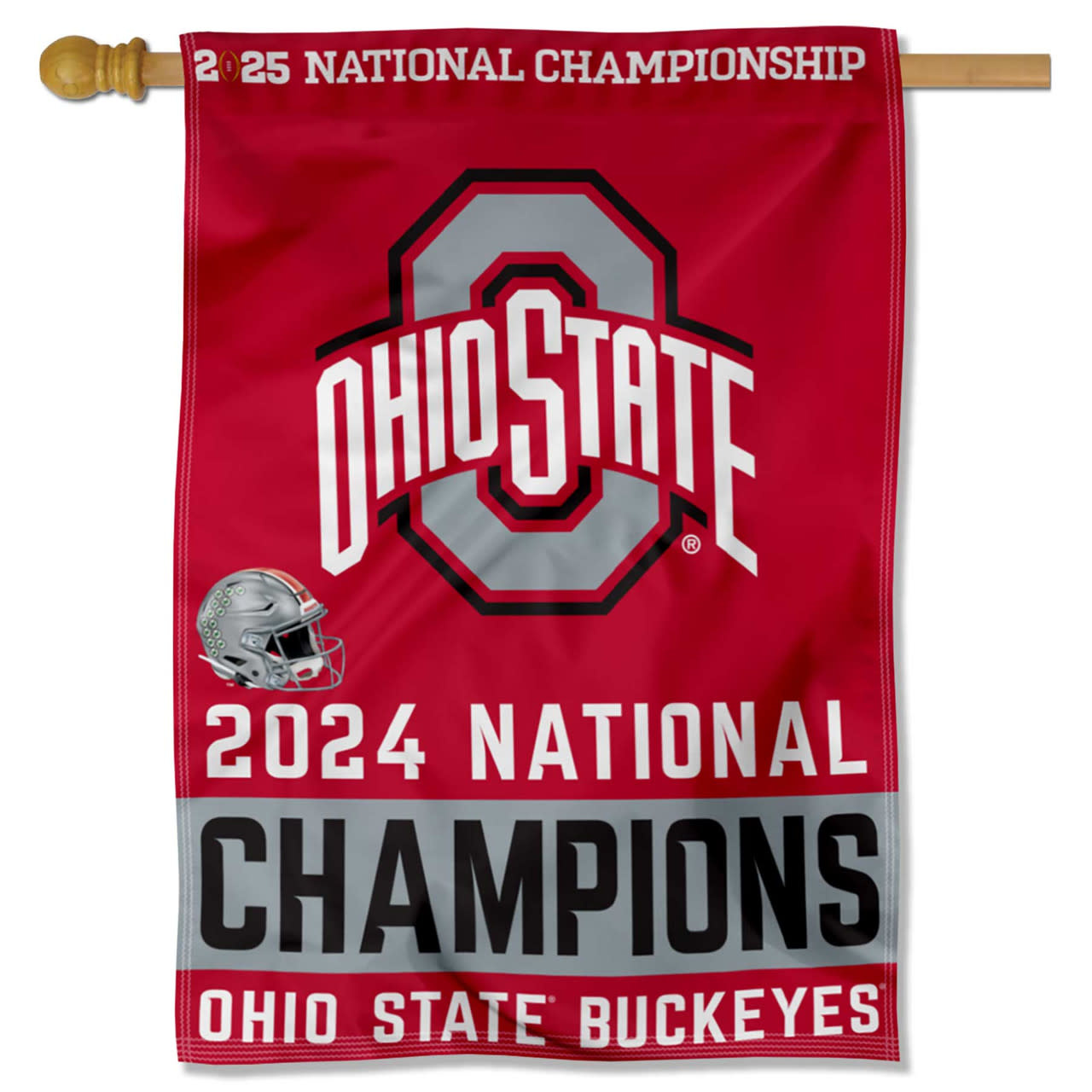 Ohio State Football Playoff 2024 National Champions 28"X40" Flag ...