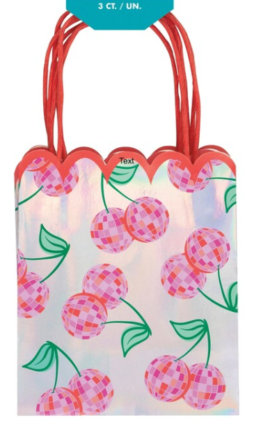 Summer Disco Cherry Favor Bags-3ct - Party On!