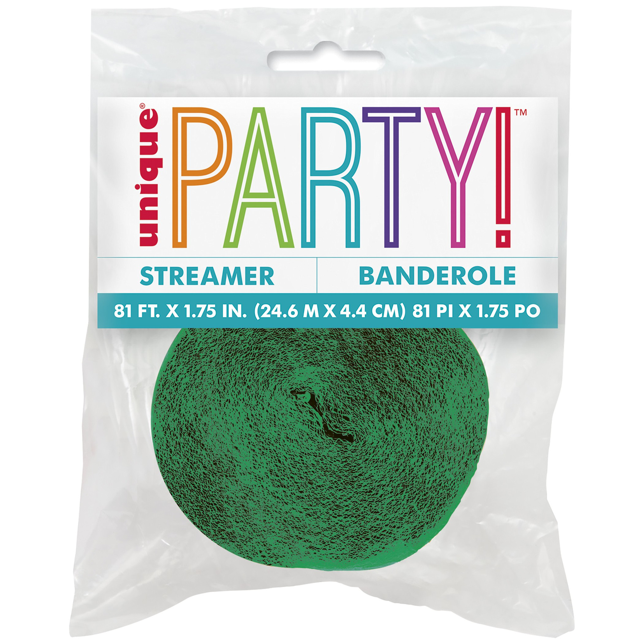Streamers Emerald Green 81 ft - Party On!