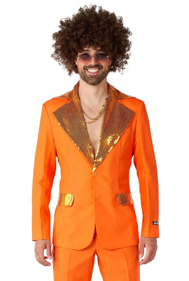 Suitmeister Disco Suit Orange - Party On!
