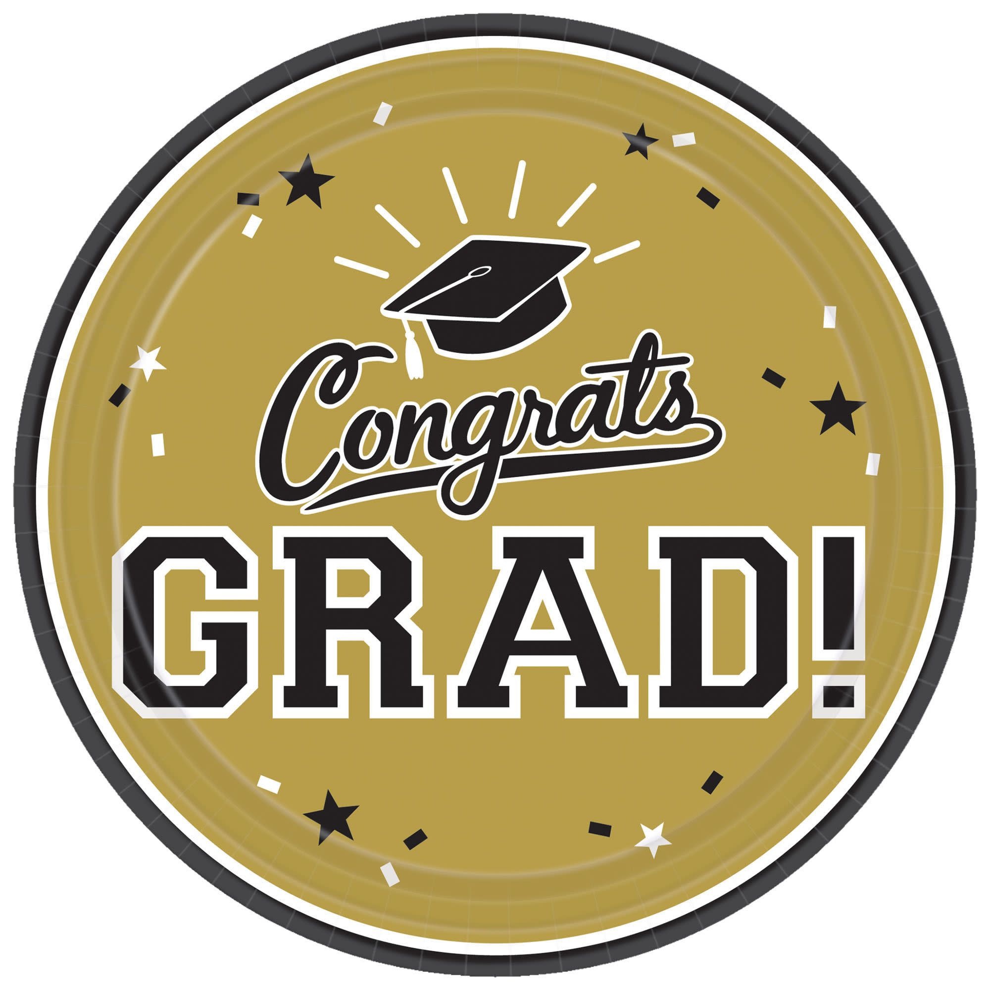 18CT 9IN PLATE SCHOOL COLORS - Party On!