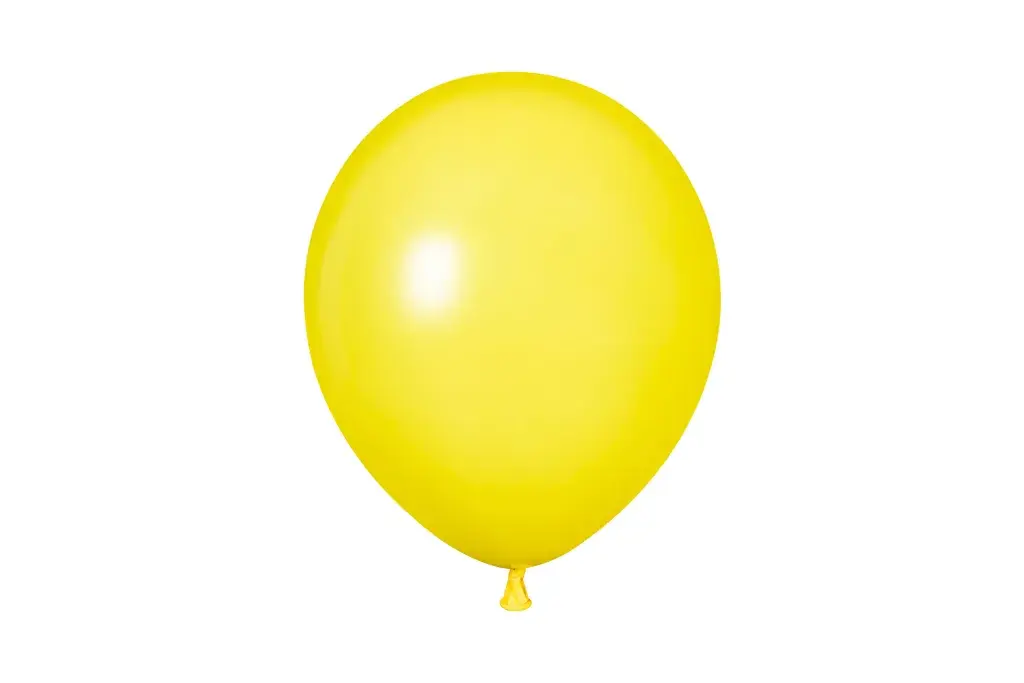 12in Latex Balloons #70 Yellow, 12 Count - Party On!