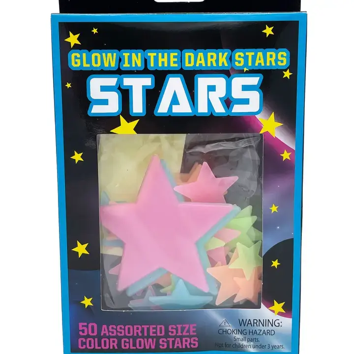 Glow Stars 50 Pc - Party On!