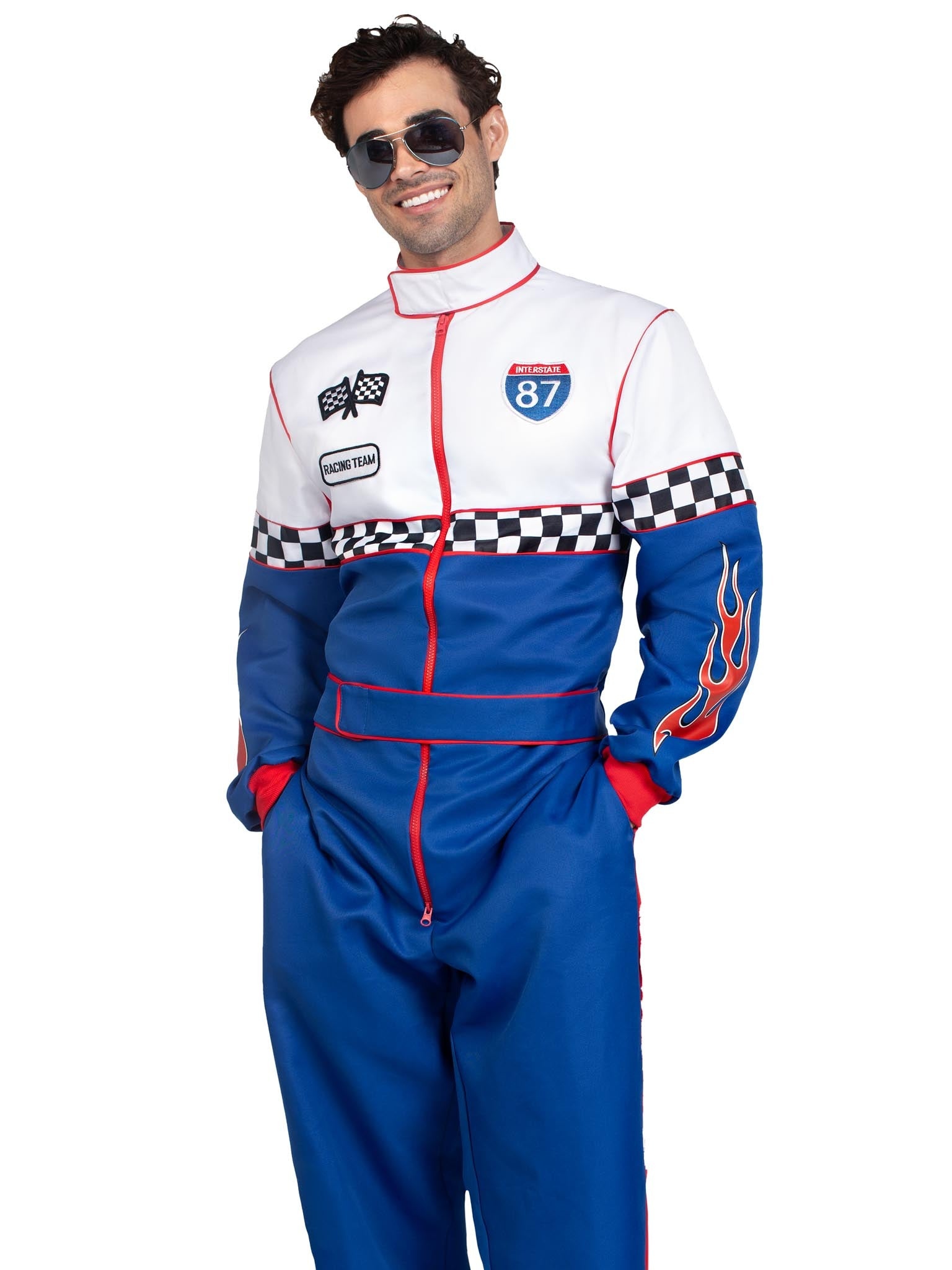 Men's Speedway Racer Costume | Party On USA - Party On!