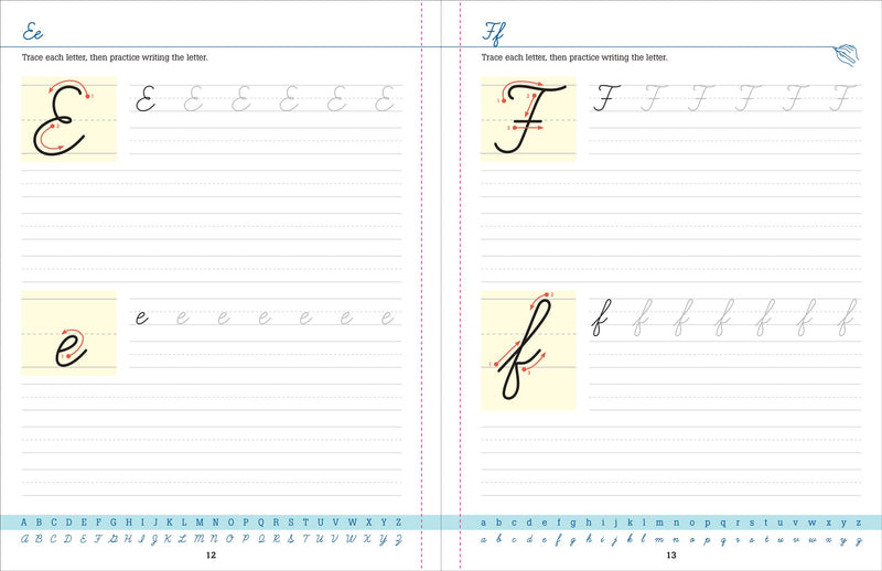 Cursive Handwriting Workbook | Party On USA - Party On!