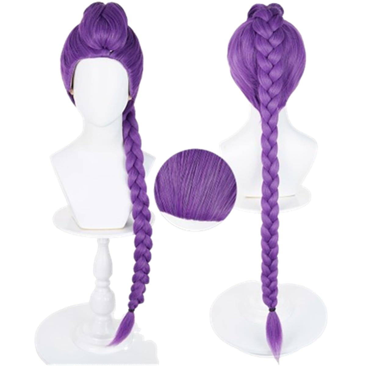 K-Pop Long Purple Braid Rumi Wig - Party On!