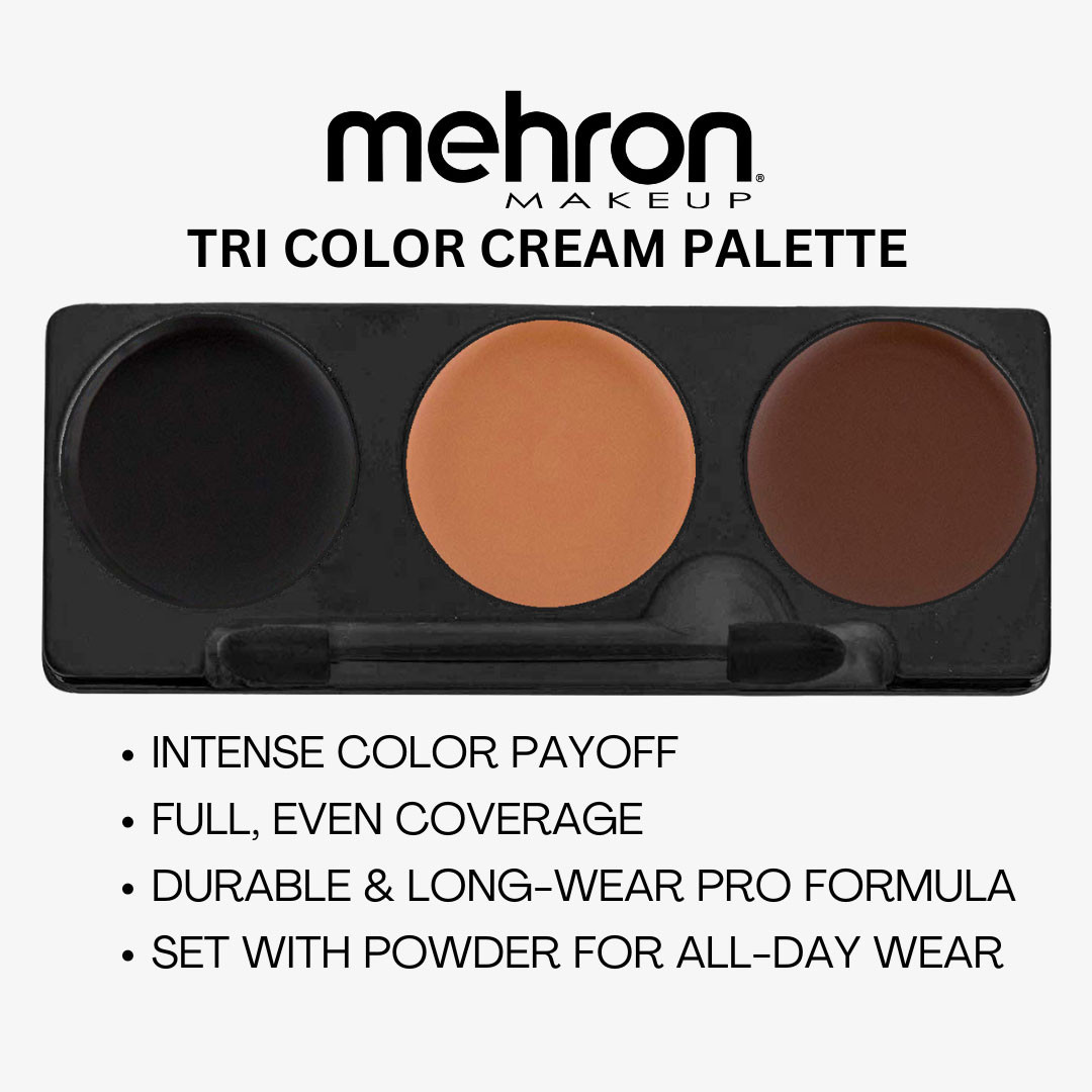 Tri-Color Makeup Palette Werewolf | Party On USA - Party On!