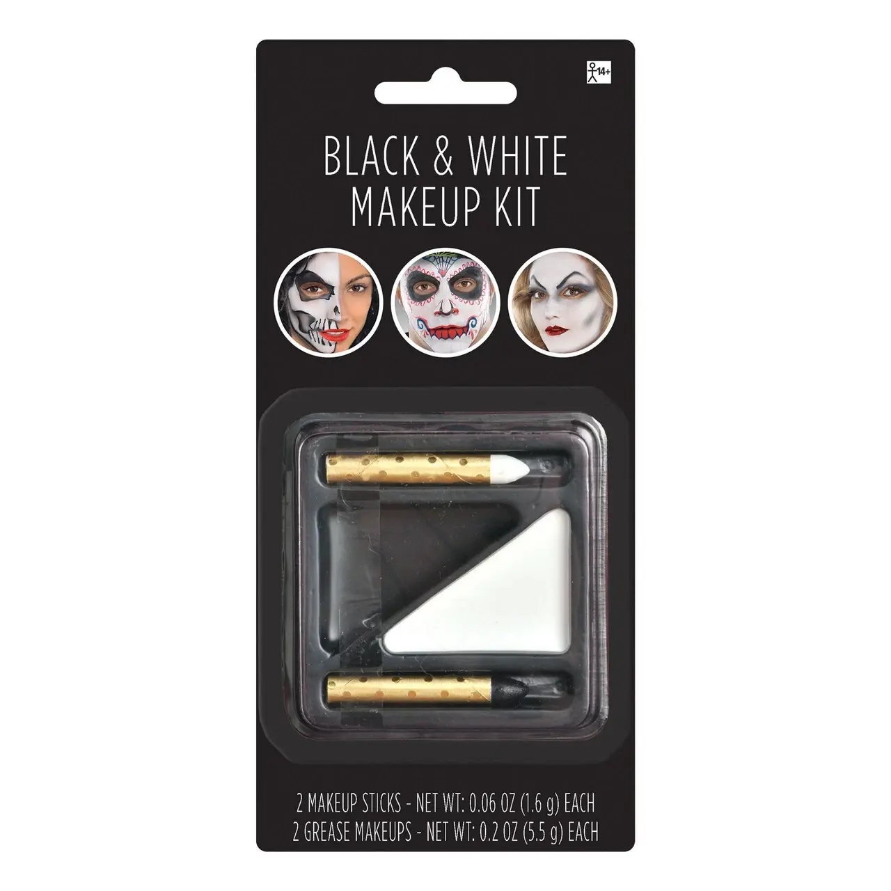 Black & White Makeup Kit | Party On USA - Party On!