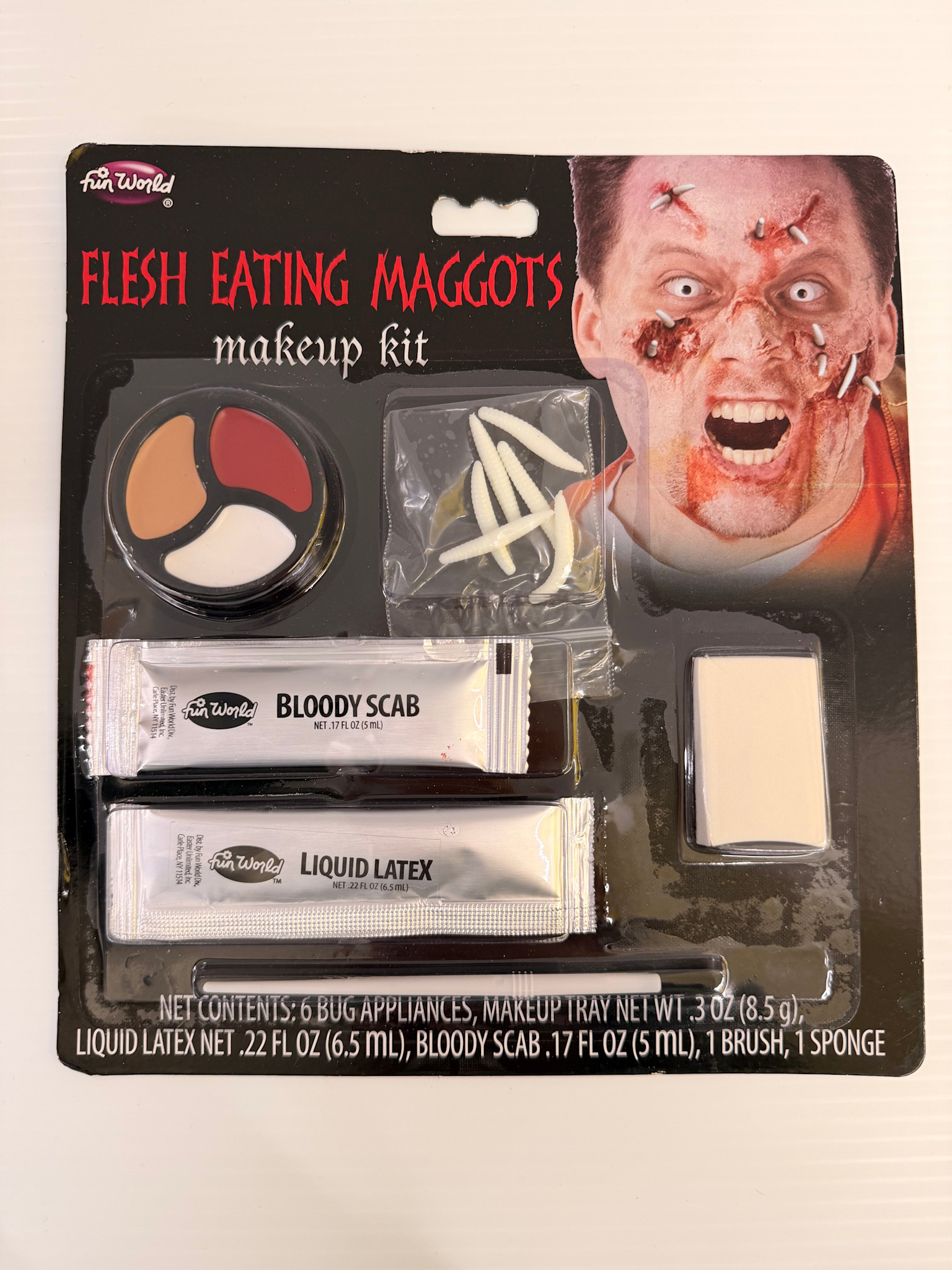 Flesh Eating Maggots Makeup Kit | Party On USA - Party On!