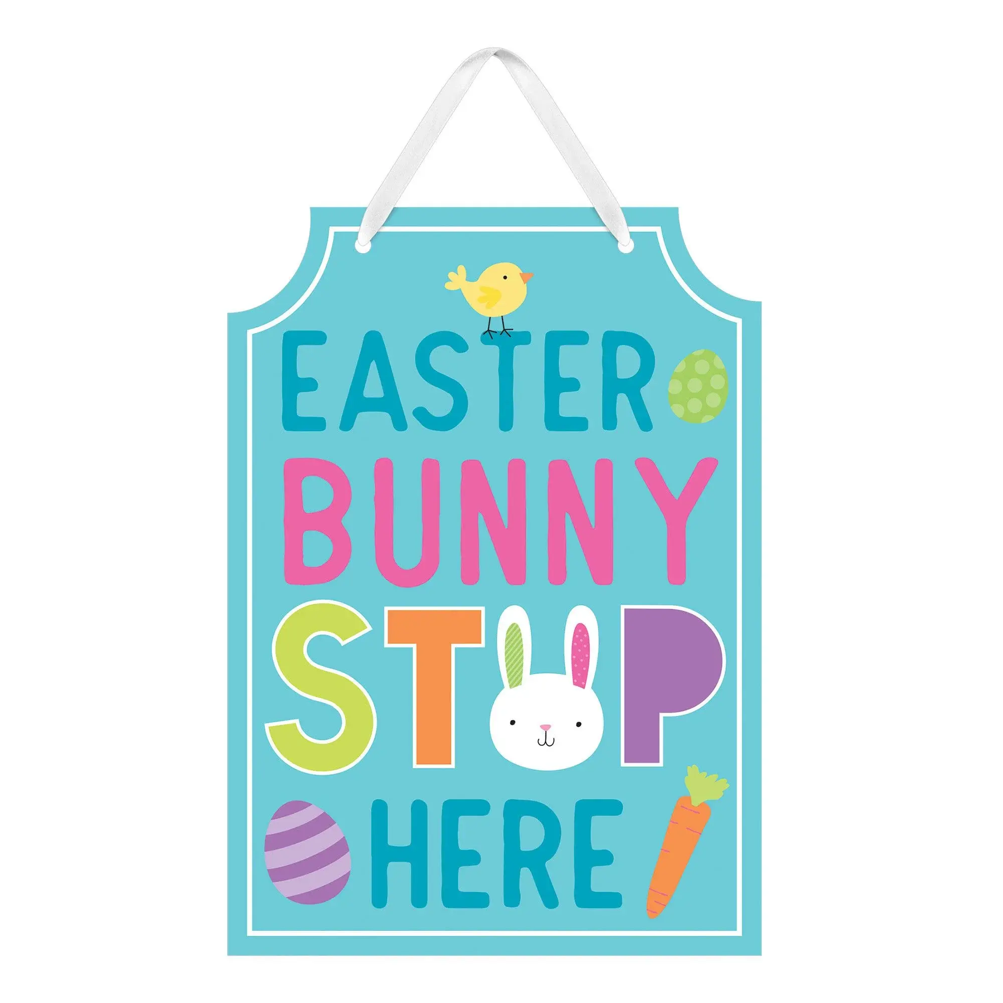 Easter Bunny Stop here Sign | Party On USA - Party On!