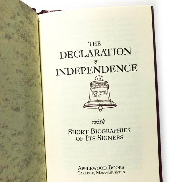 The Declaration Book Catagory