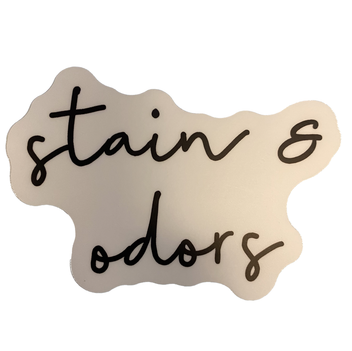 Sticker - Stain & Odors - PLENTY Mercantile & Event Venue