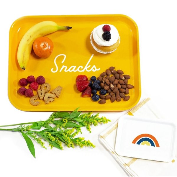 Large Tray - Snacks - Yellow - PLENTY Mercantile & Venue