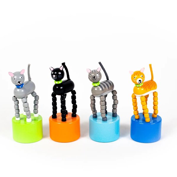 Toy - Push Puppet Kitty - PLENTY Mercantile & Venue