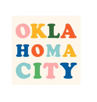 Sticker | Oklahoma City | Colorful Letters - PLENTY Mercantile & Event ...
