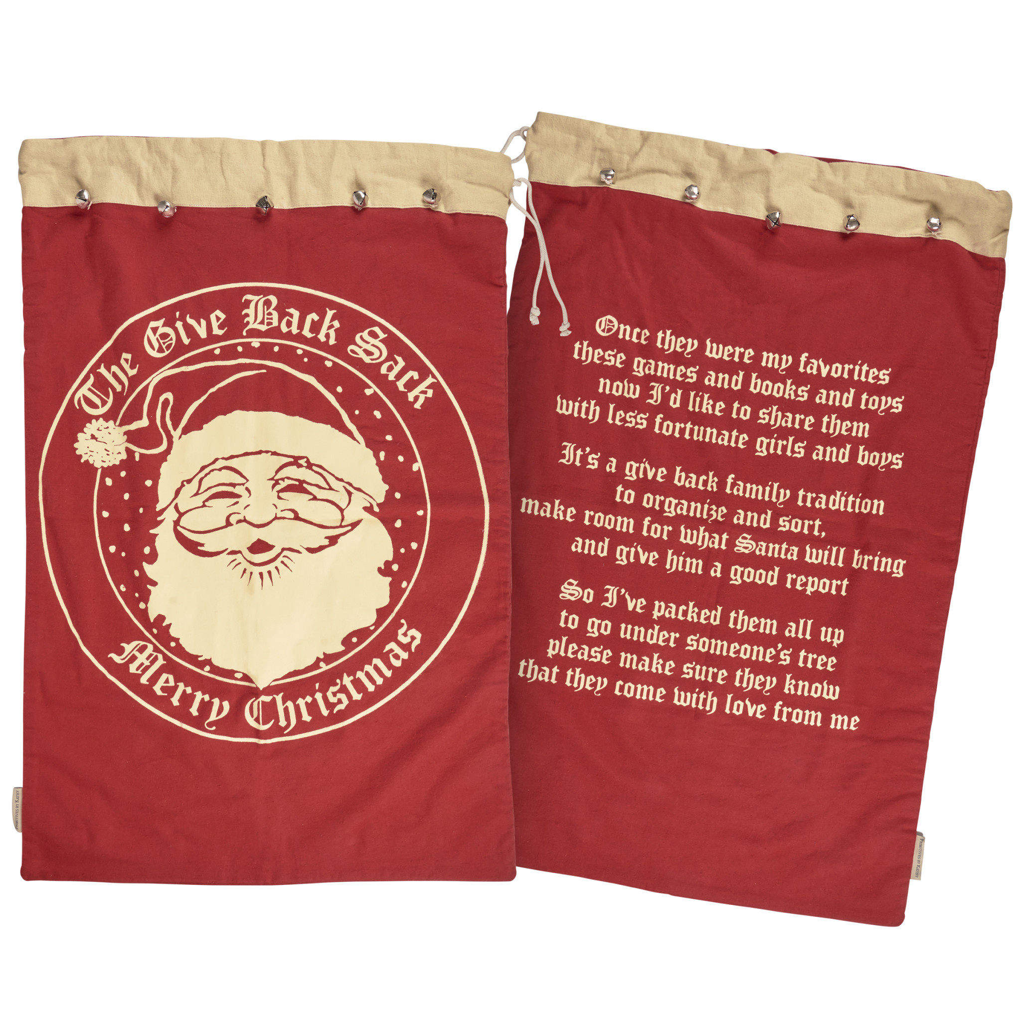 Bag | Canvas | Give Back Santa Sack - PLENTY Mercantile & Event Venue