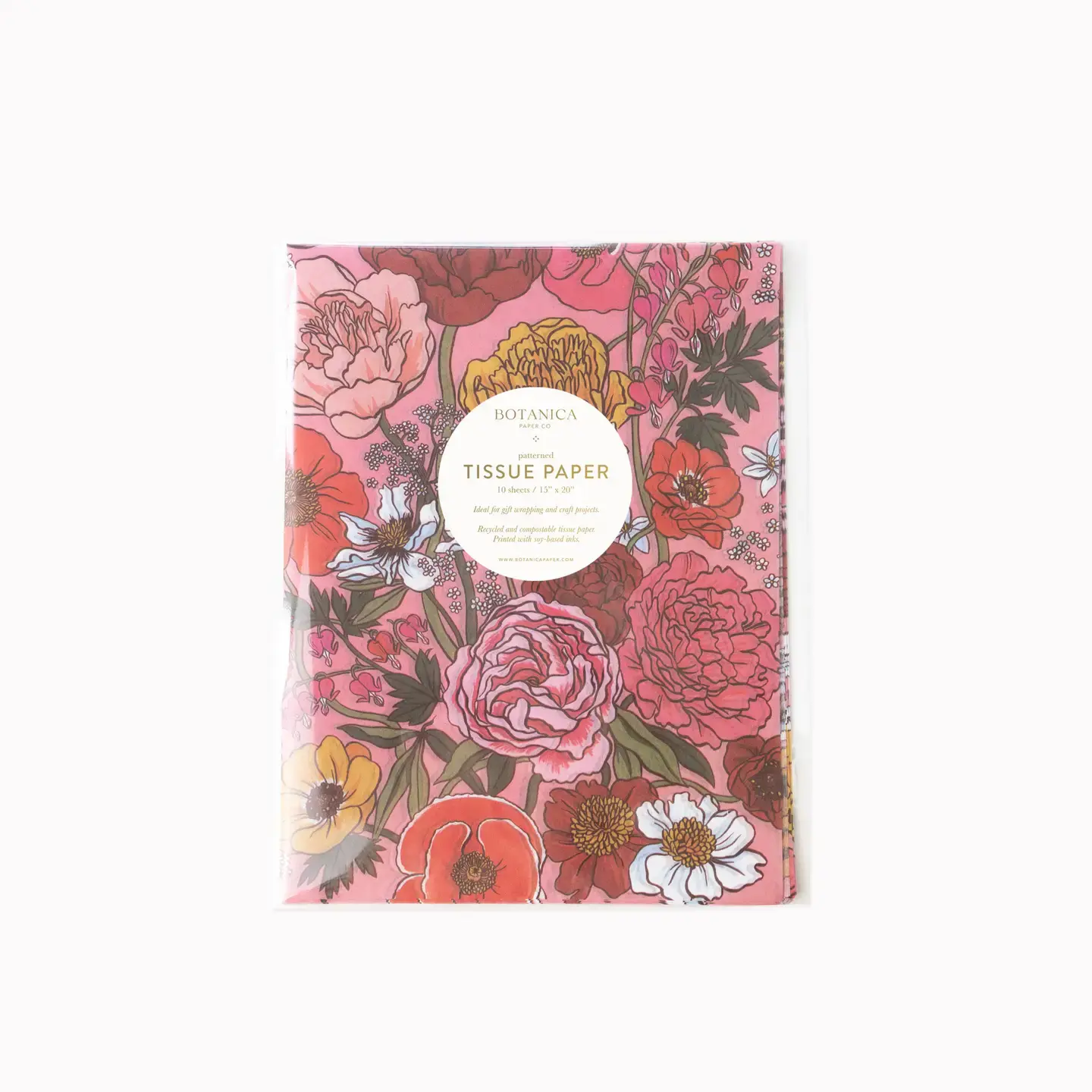 Tissue Paper | Garden Flora | 10 Sheets - PLENTY Mercantile & Event Venue