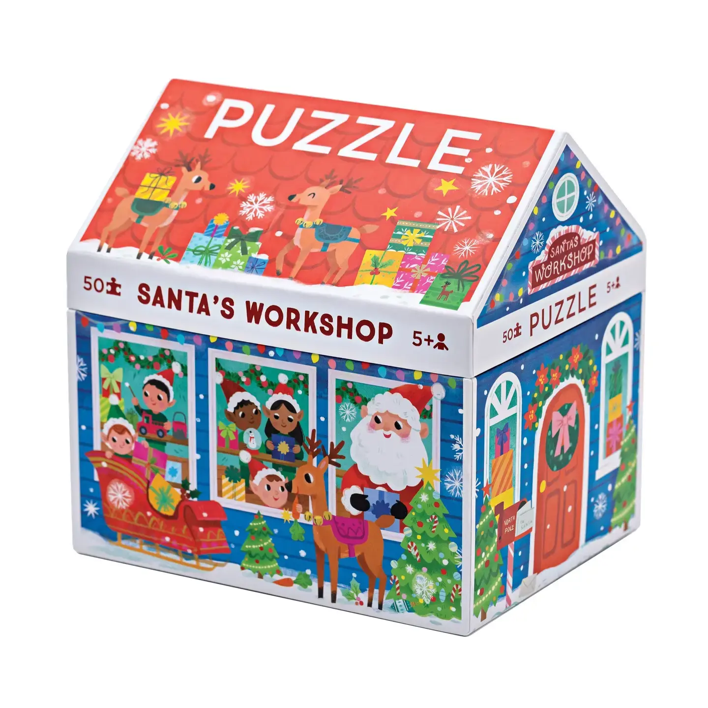 Puzzle | 50-Piece Holiday | Santa's Workshop - PLENTY Mercantile ...