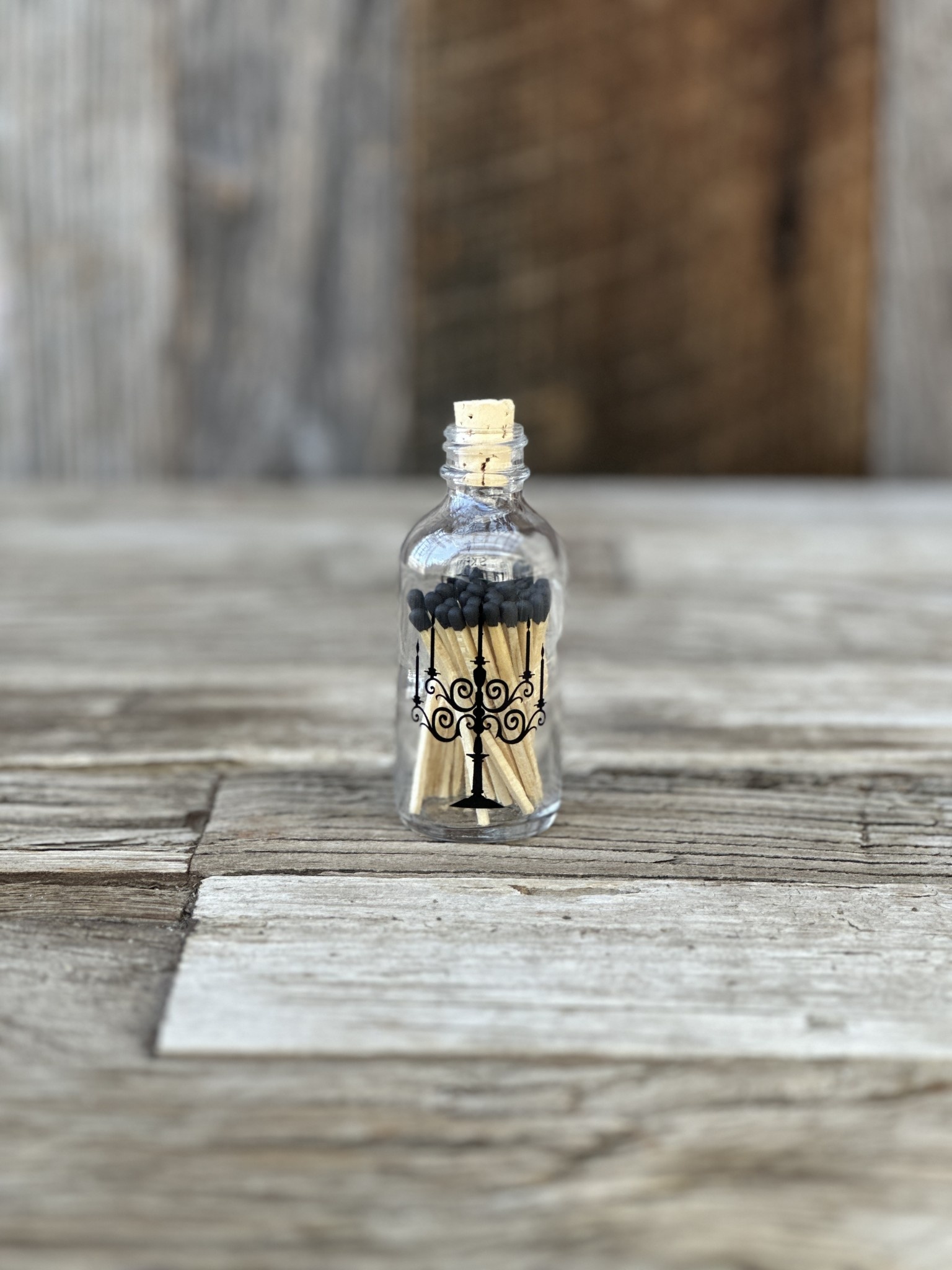 Skeem Design Candelabra Mini Apothecary Match Bottle - Island Farm