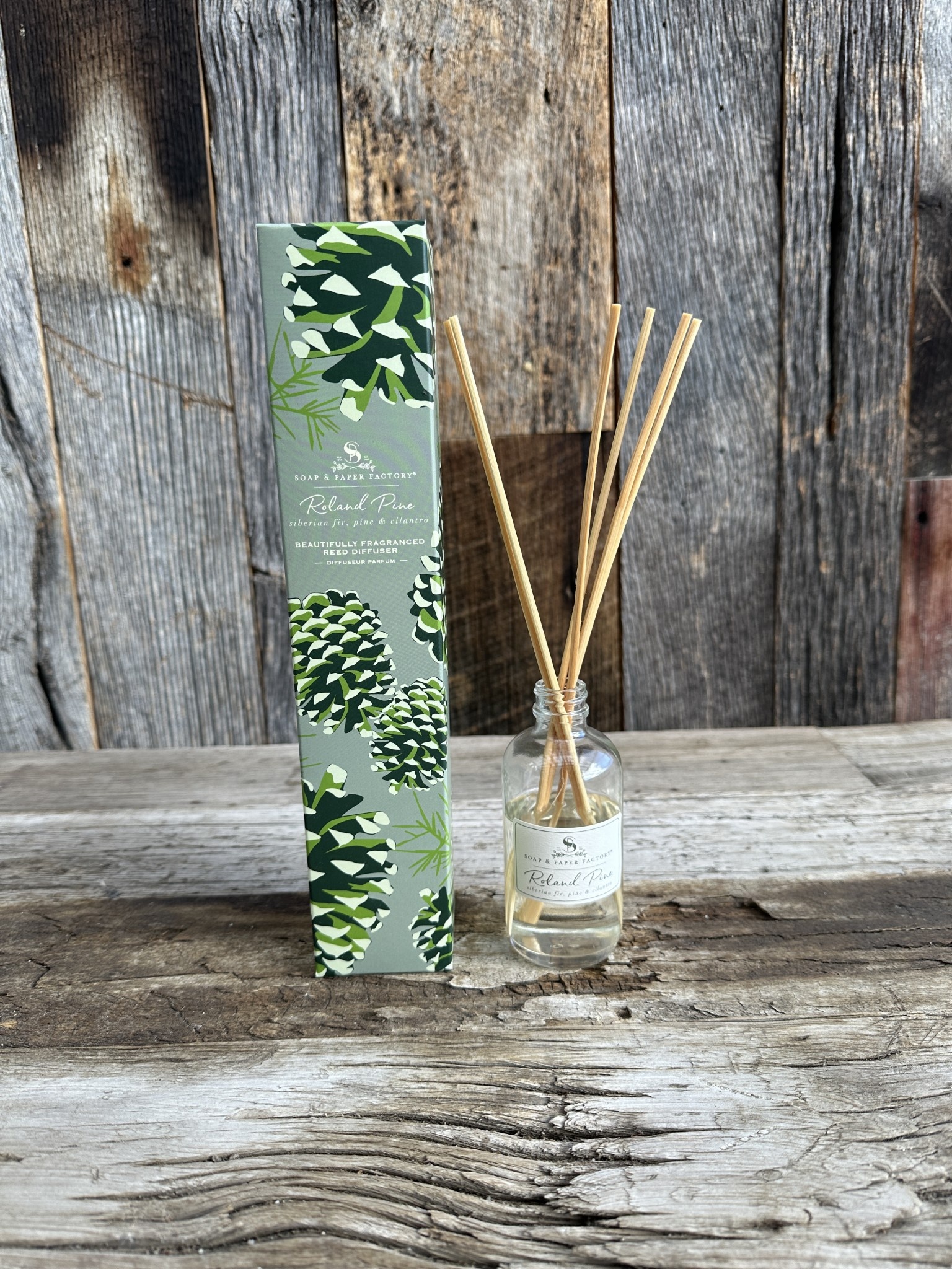 Soap & Paper Factory Roland Pine Reed Diffuser 3.65oz - Island Farm