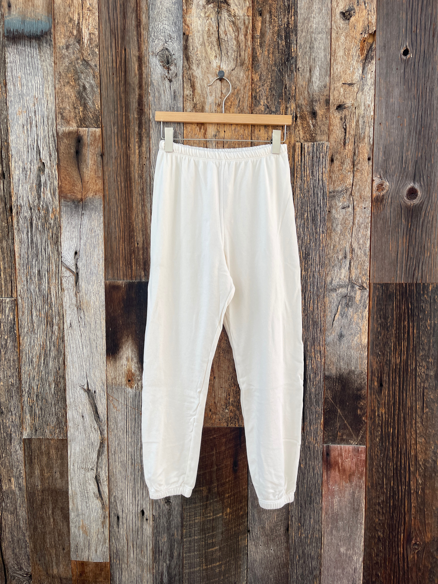 Perfect White Tee Johnny French Terry Easy Sweatpant Bright Ivory ...