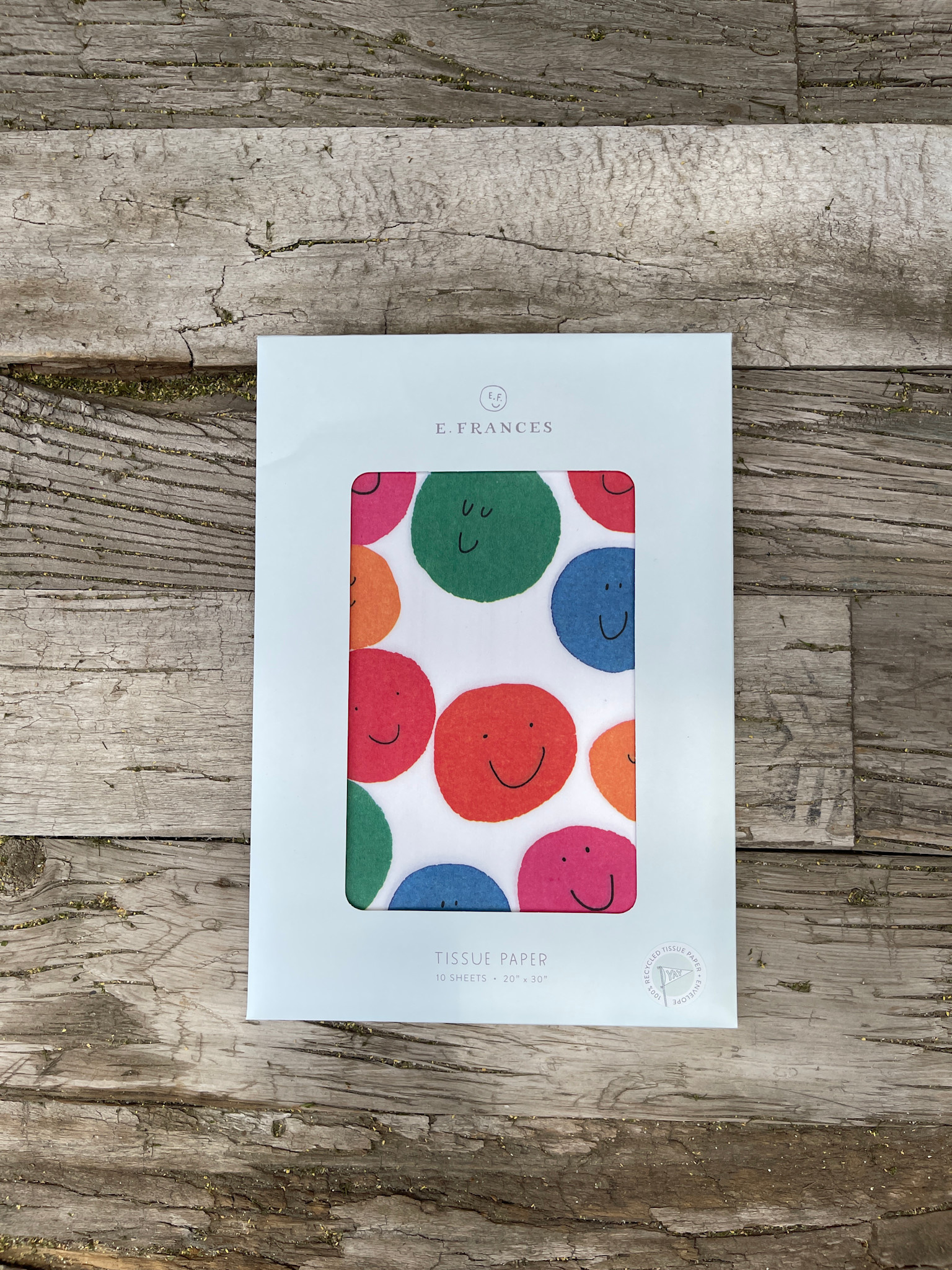 E. Frances Paper E. Frances Paper Smiley Heart Tissue - Island Farm