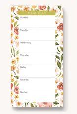 Spring Garden Magnetic Meal Plan Notepad - Wanderlust Boutique ...