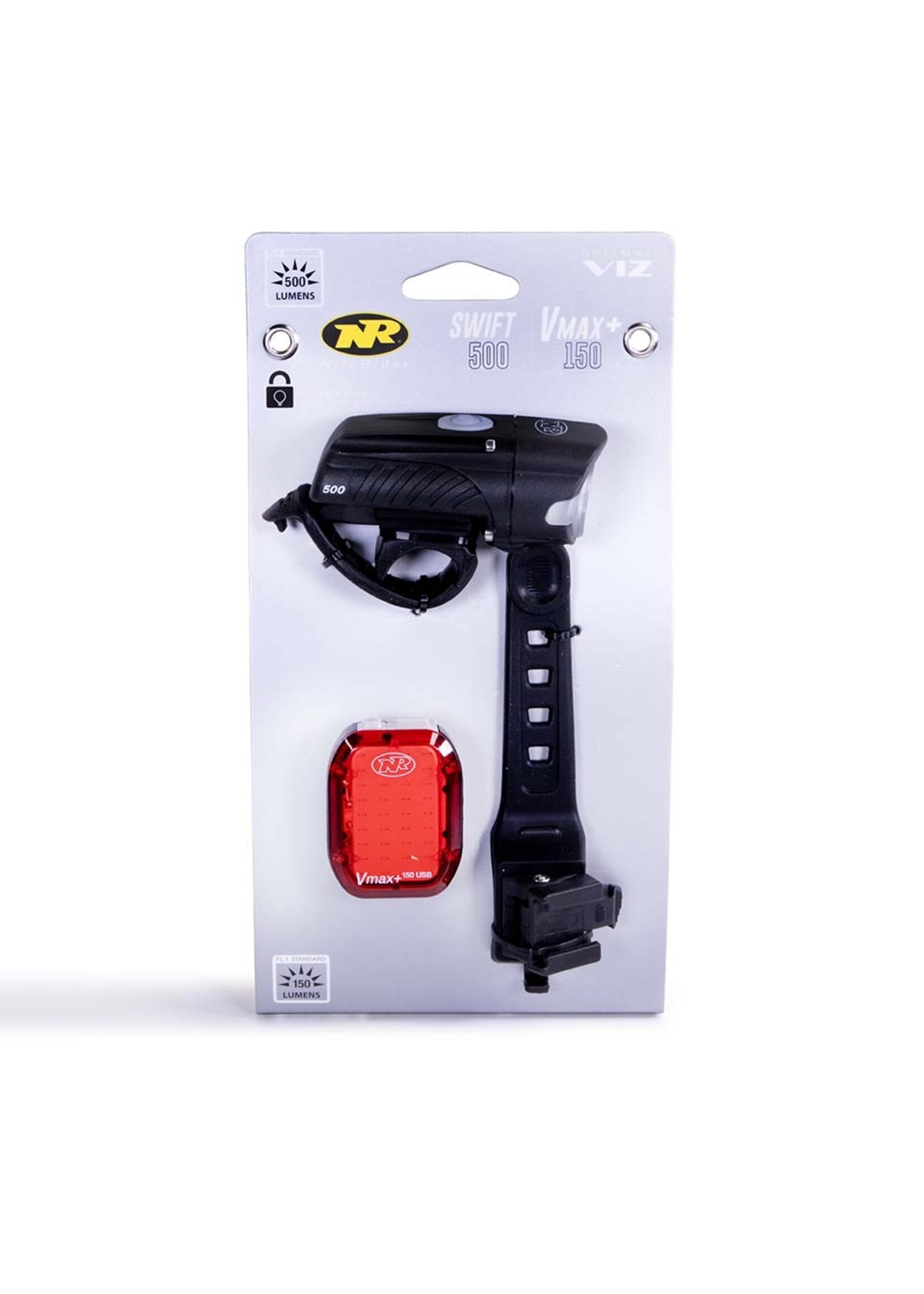 NiteRider COMBO Swift 500 Front Light with VMAX 150 Rear Light Pathfinder of WV
