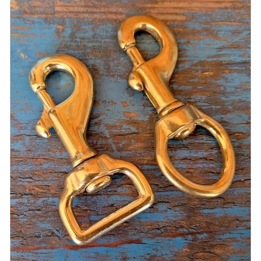 Replacement Snaps Brass Rope Snap - round - Quillin Leather & Tack, Inc