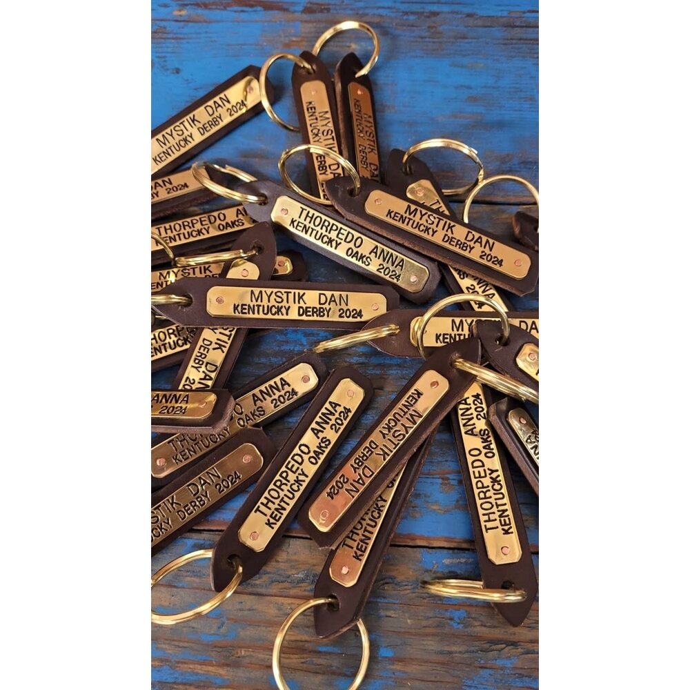 Leather Kentucky Key Tag - Custom Leather Horse Halters & Tack ...