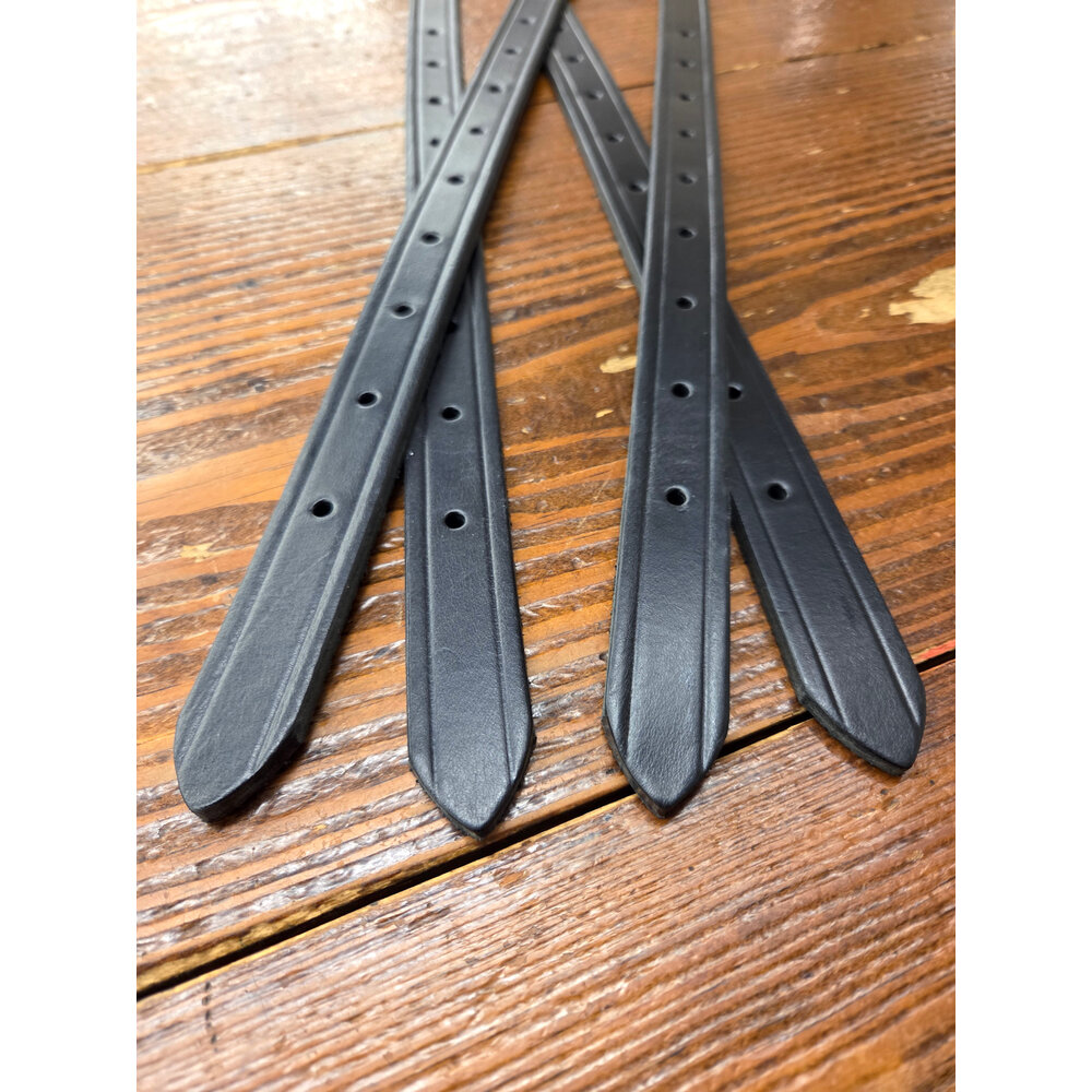 Dressage Black Billets 26 inch Pair - Custom Leather Horse Halters ...